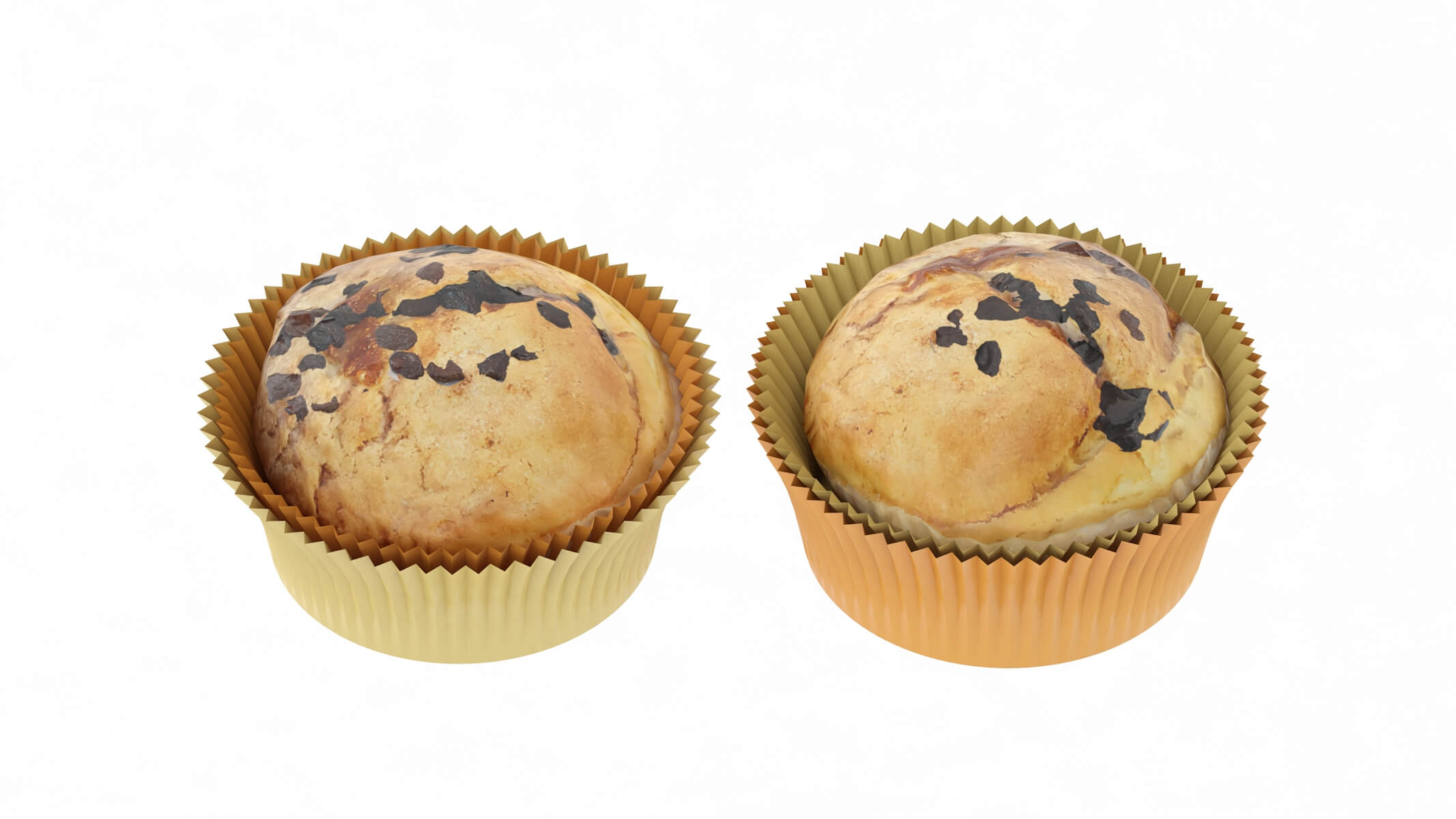 Muffin Low Poly - 3D Model by frezzy