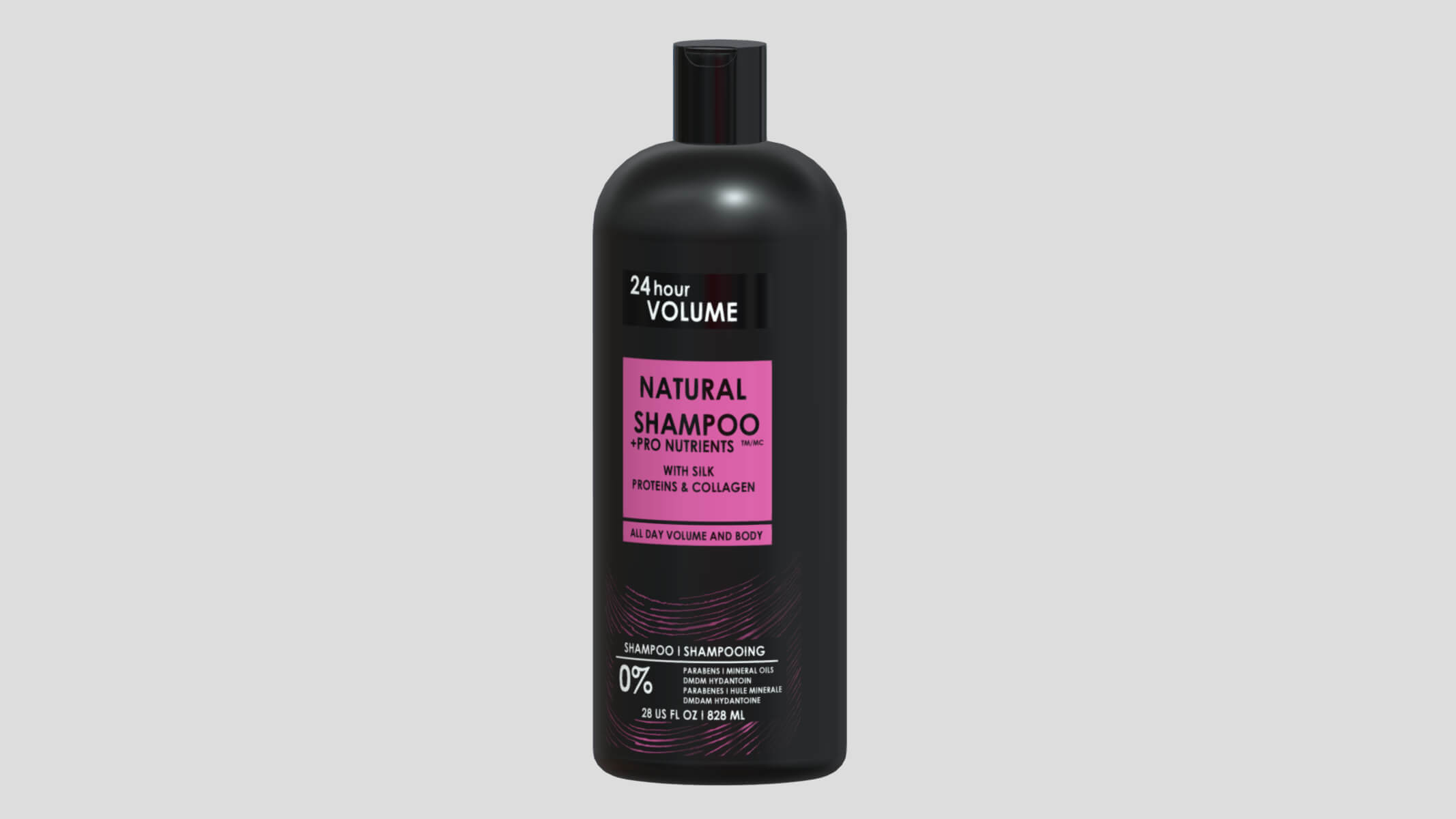 Natural Shampoo Low Poly - 3D Model by frezzy
