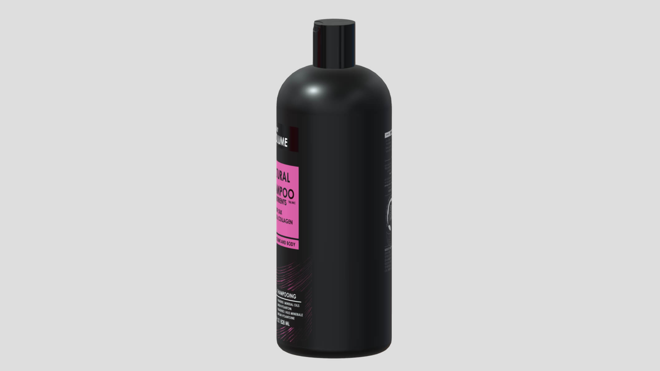 Natural Shampoo Low Poly - 3D Model by frezzy