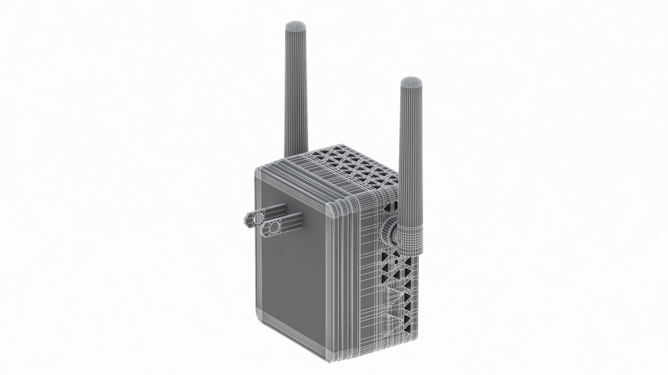 Netgear WiFi Range Extender - 3D Model by frezzy