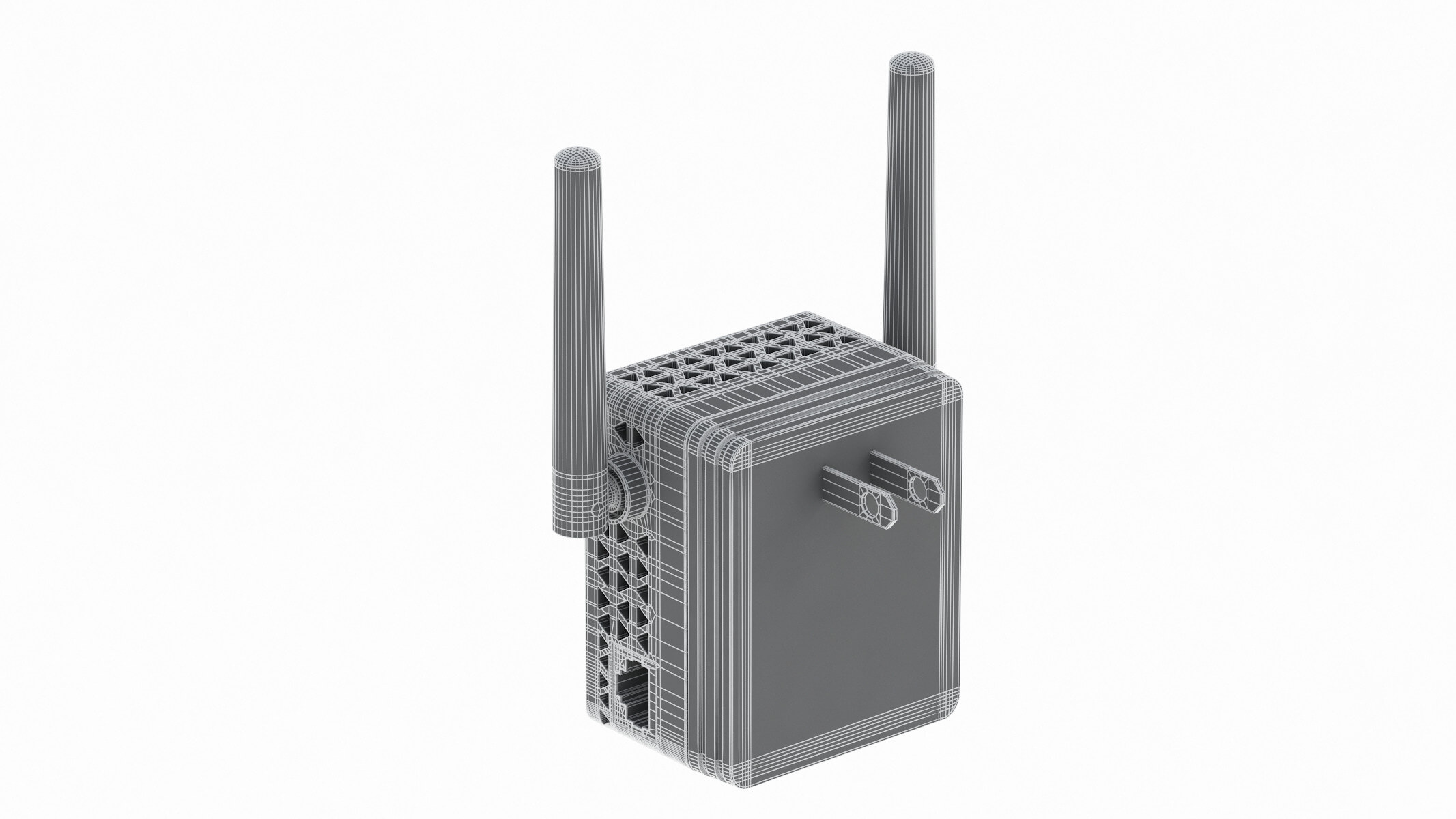 Netgear WiFi Range Extender - 3D Model by frezzy