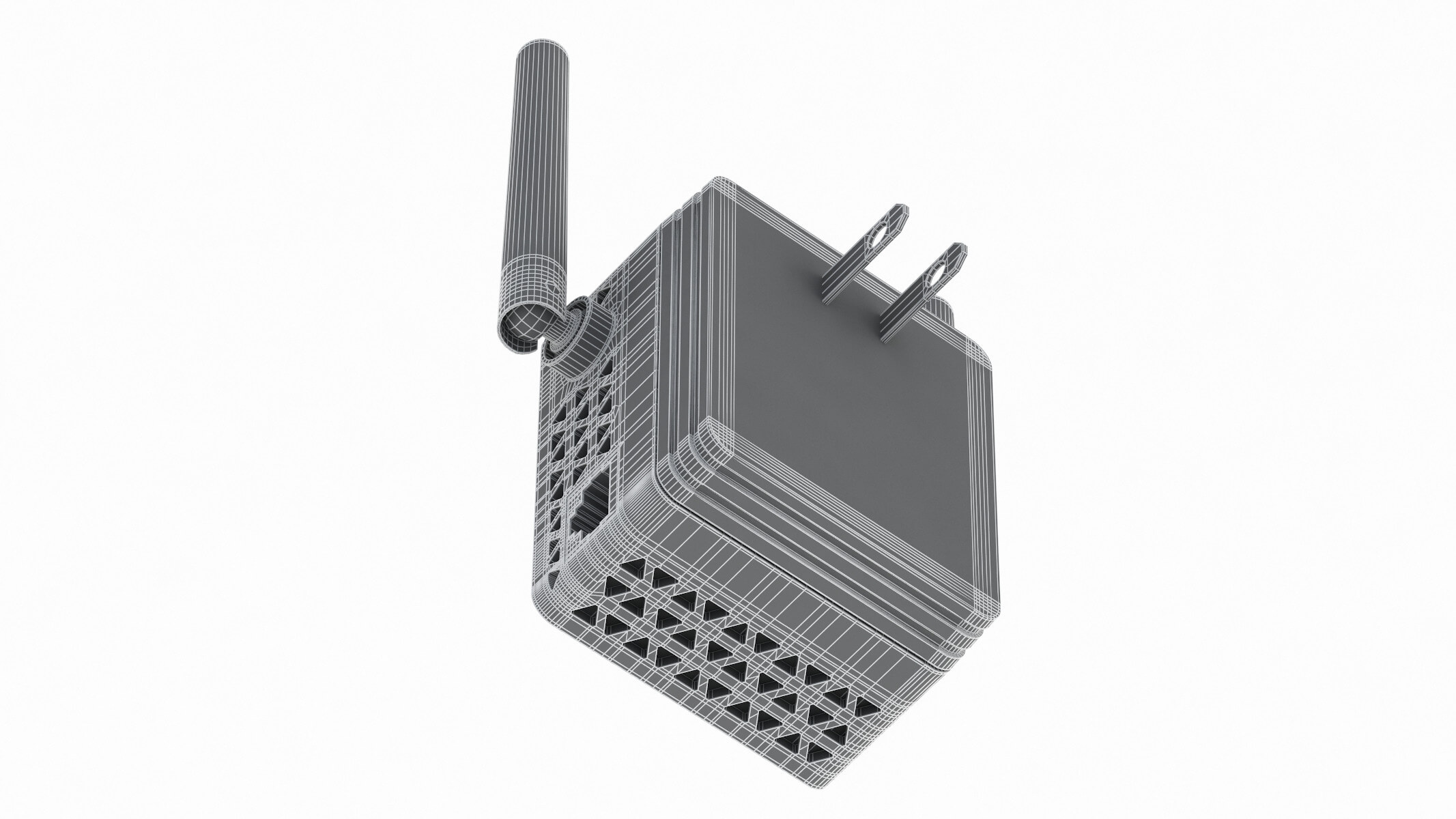 Netgear WiFi Range Extender - 3D Model by frezzy