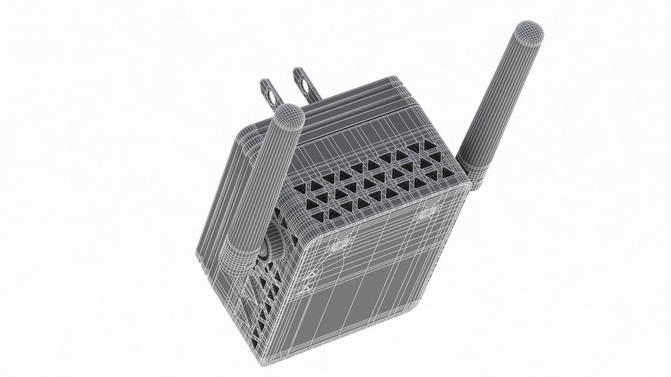Netgear WiFi Range Extender - 3D Model by frezzy