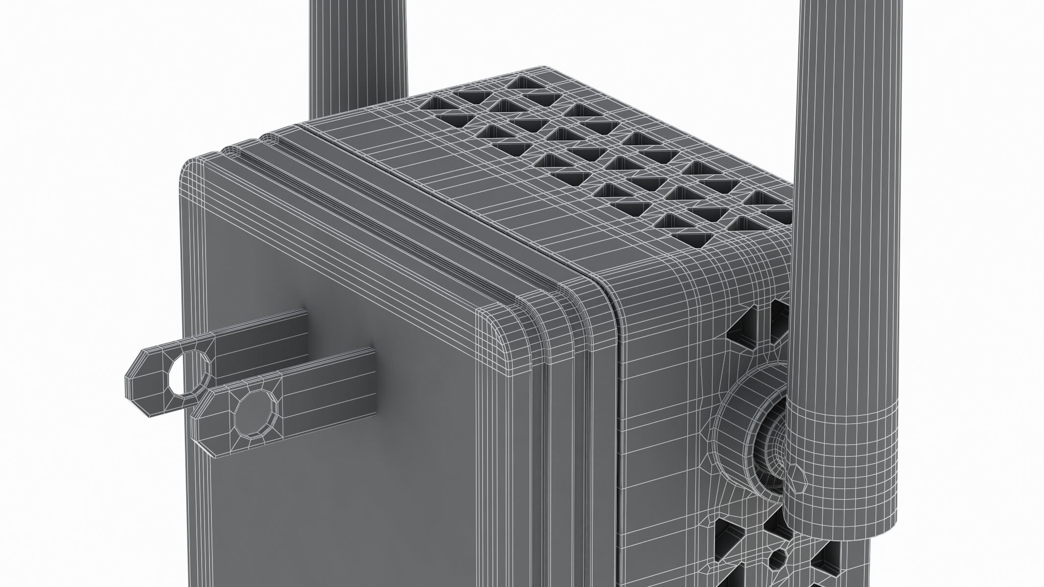 Netgear WiFi Range Extender - 3D Model by frezzy