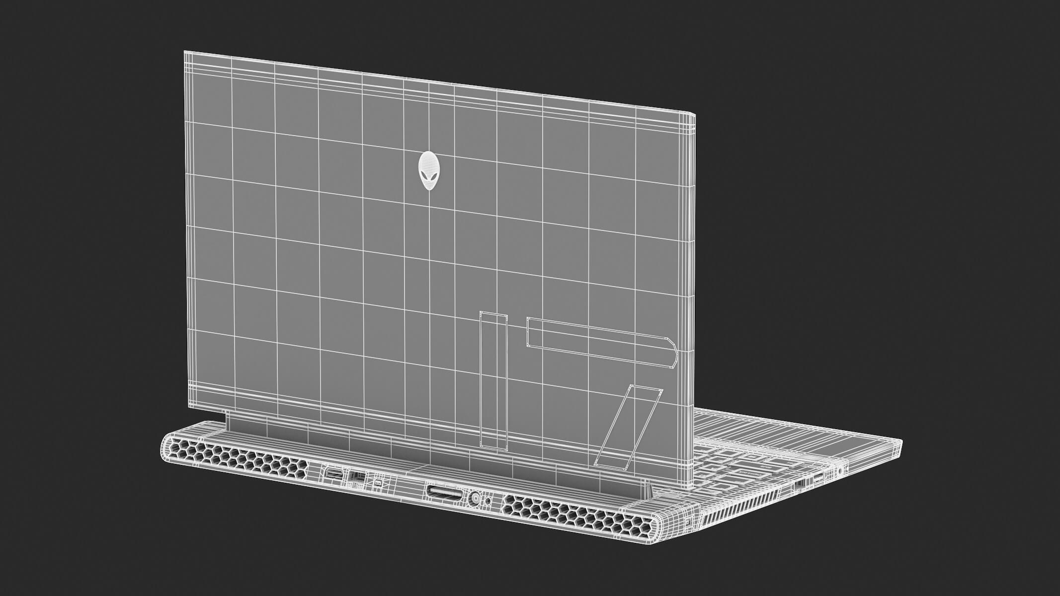 Alienware M17 - 3D Model by frezzy