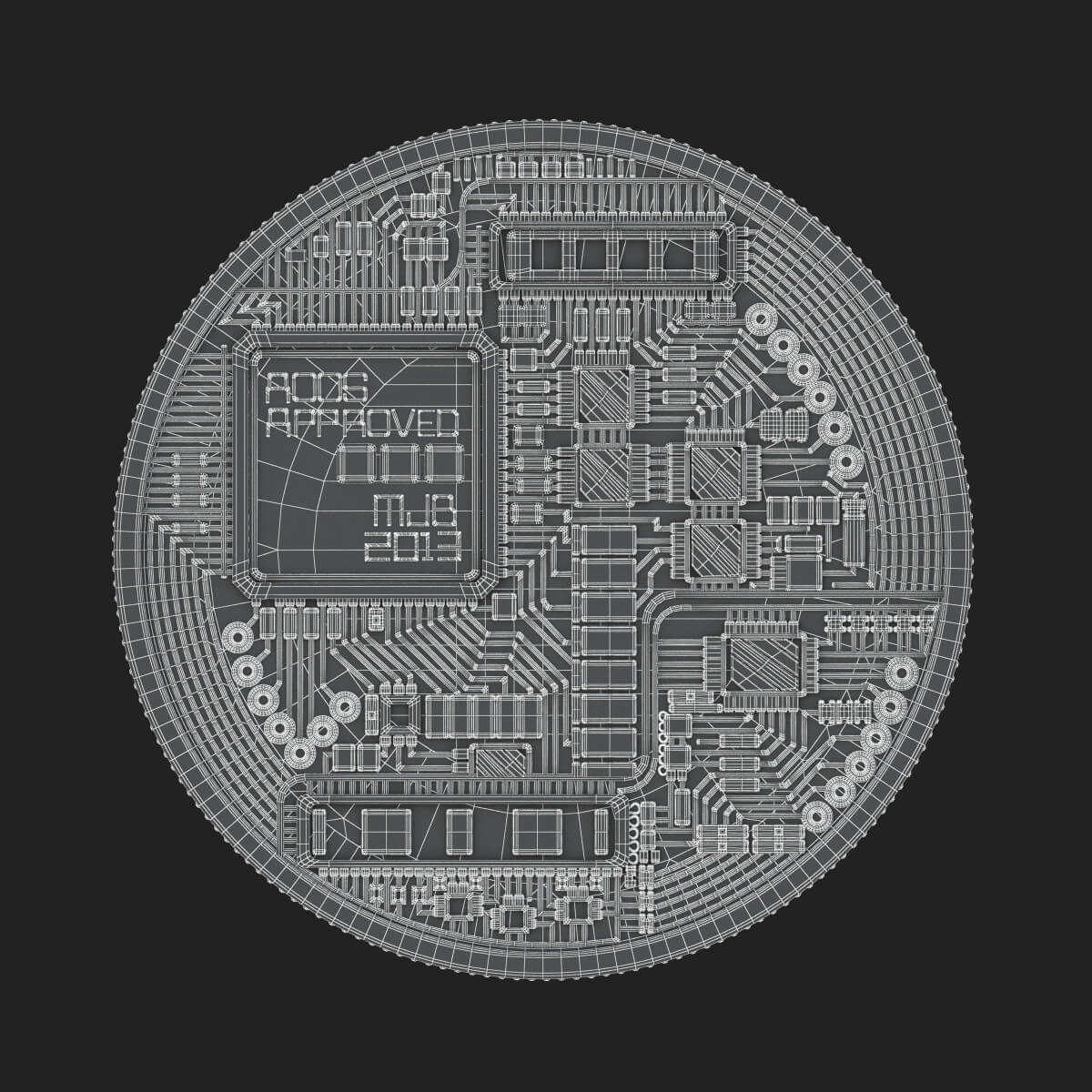 New Bitcoin - 3D Model by frezzy