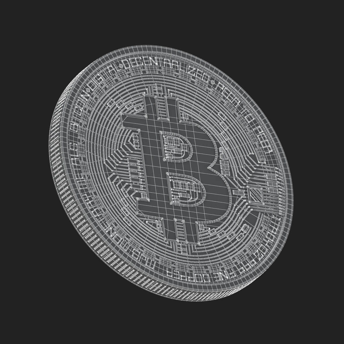 New Bitcoin - 3D Model by frezzy