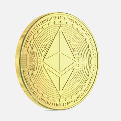 New Ethereum Coin - 3D Model by frezzy