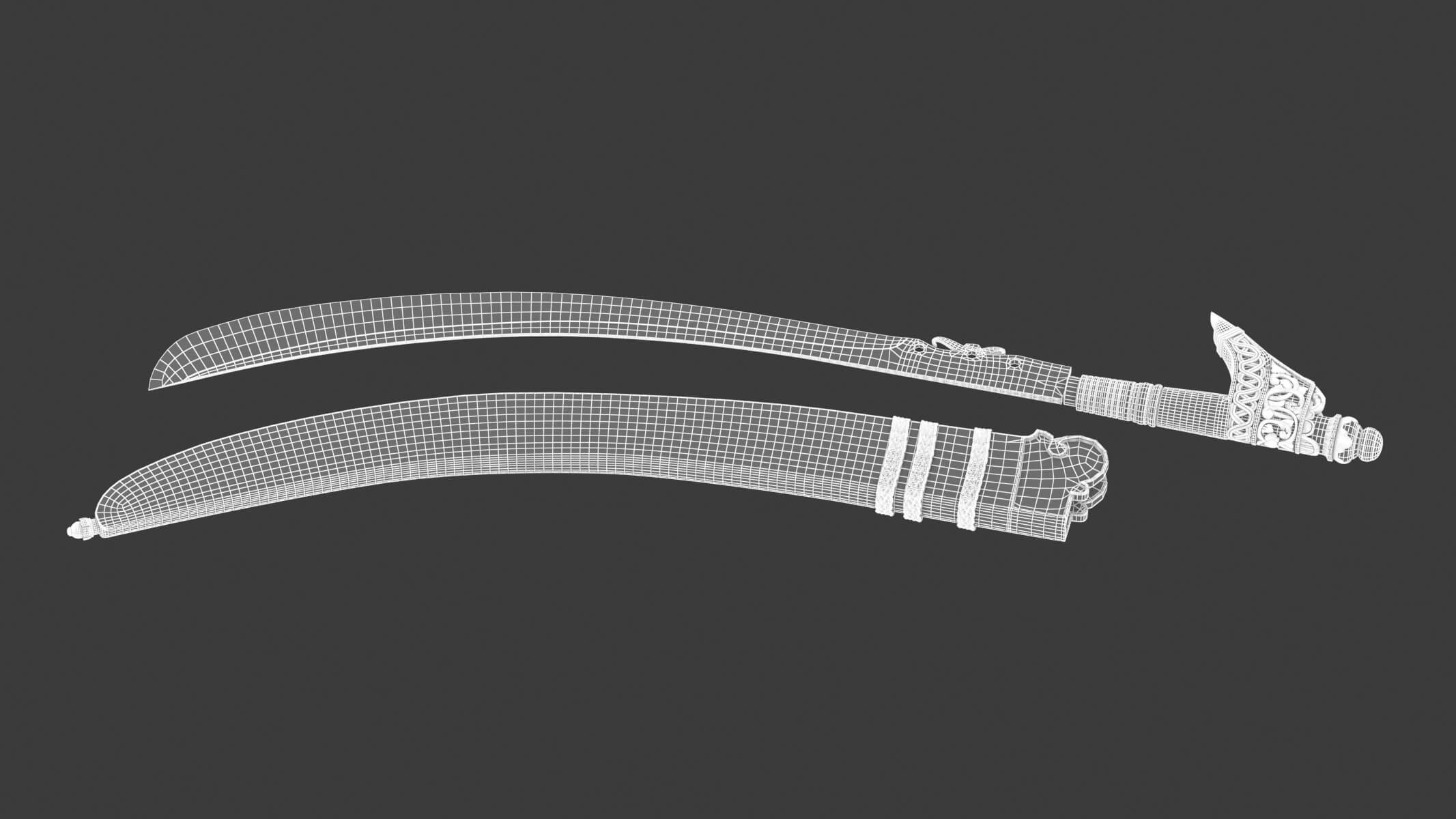 Niabor Sword - 3D Model by frezzy