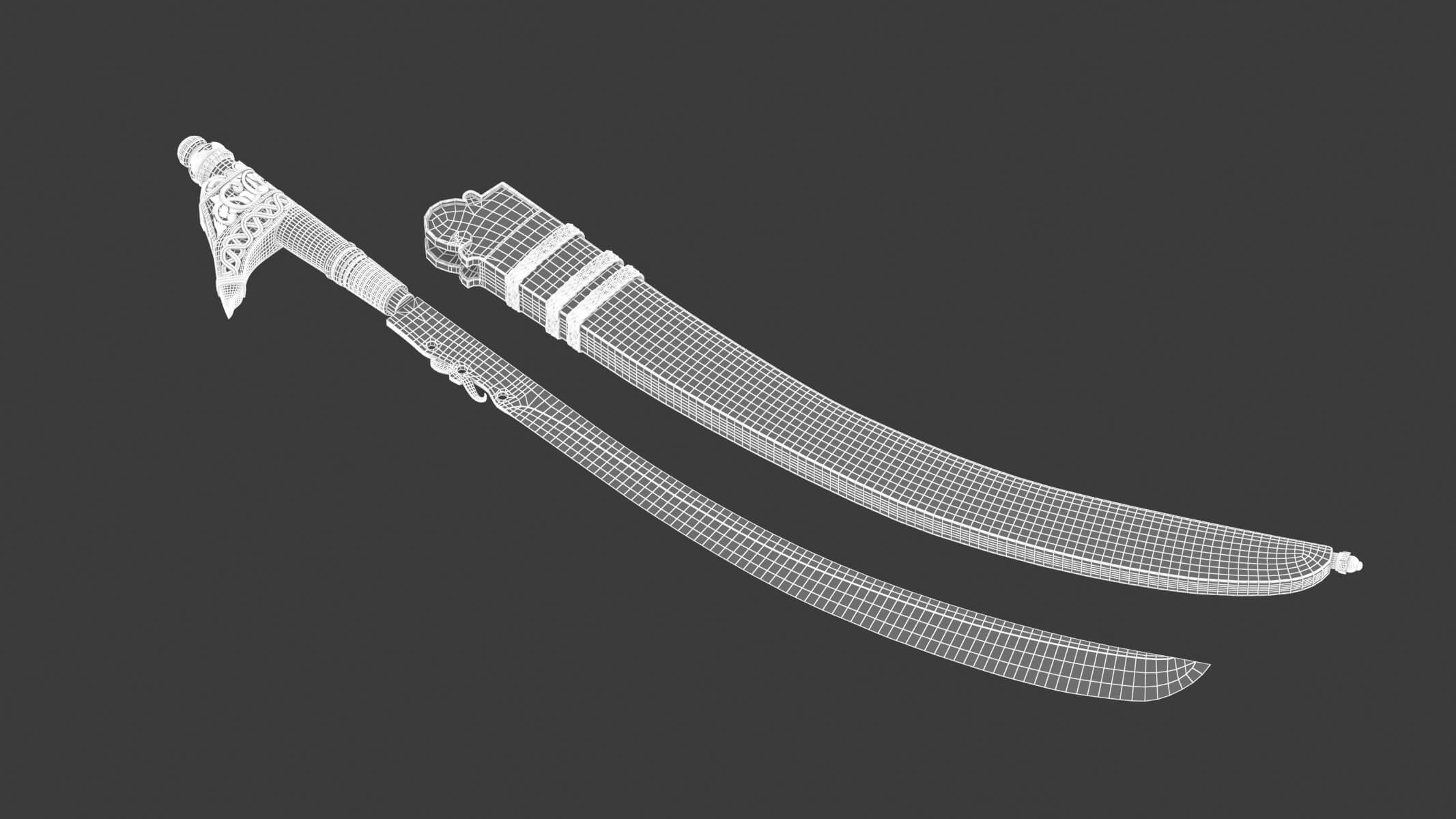 Niabor Sword - 3D Model by frezzy