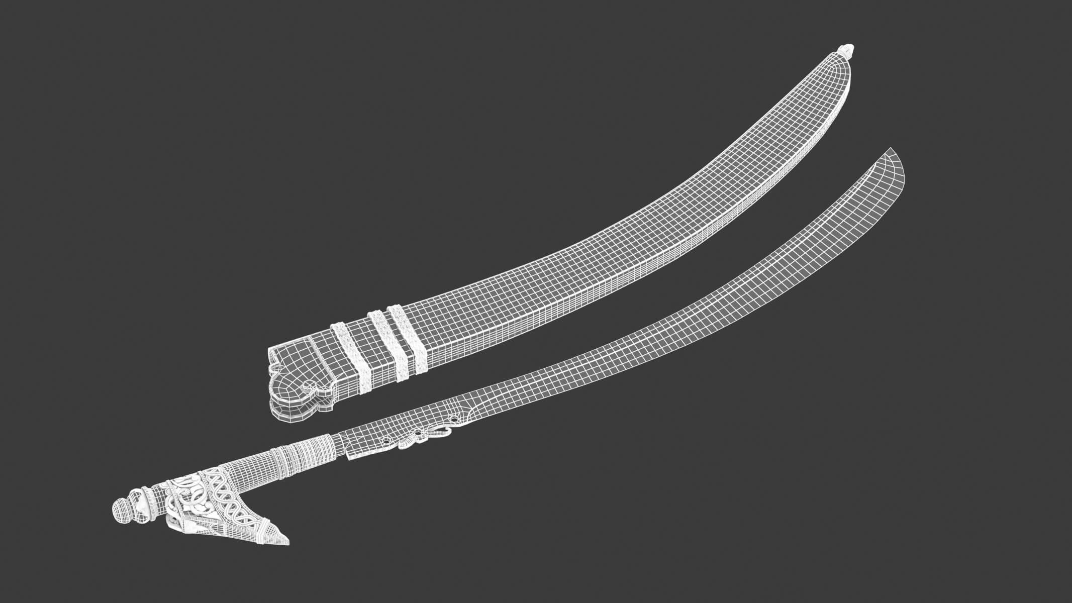 Niabor Sword - 3D Model by frezzy
