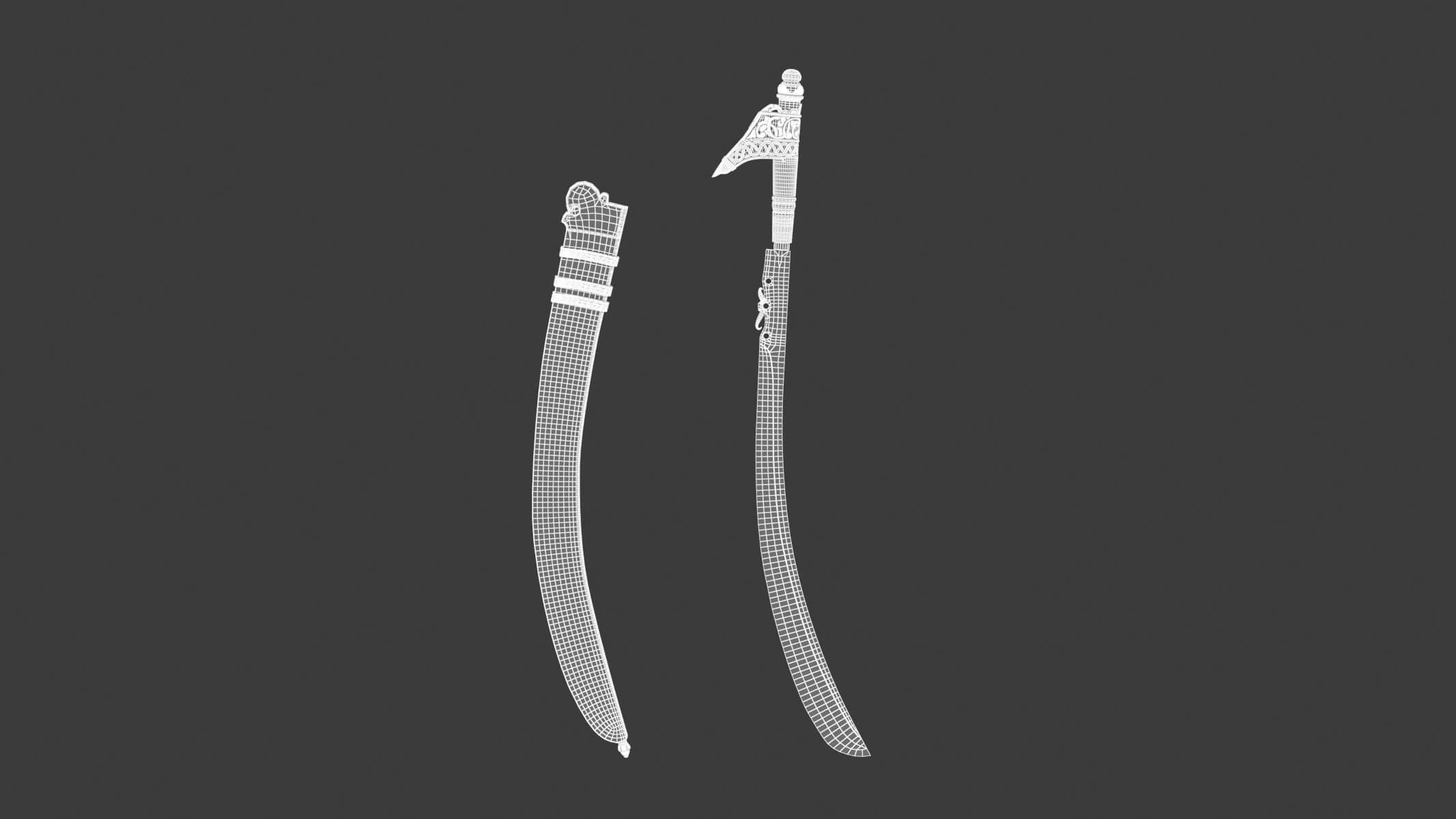 Niabor Sword - 3D Model by frezzy