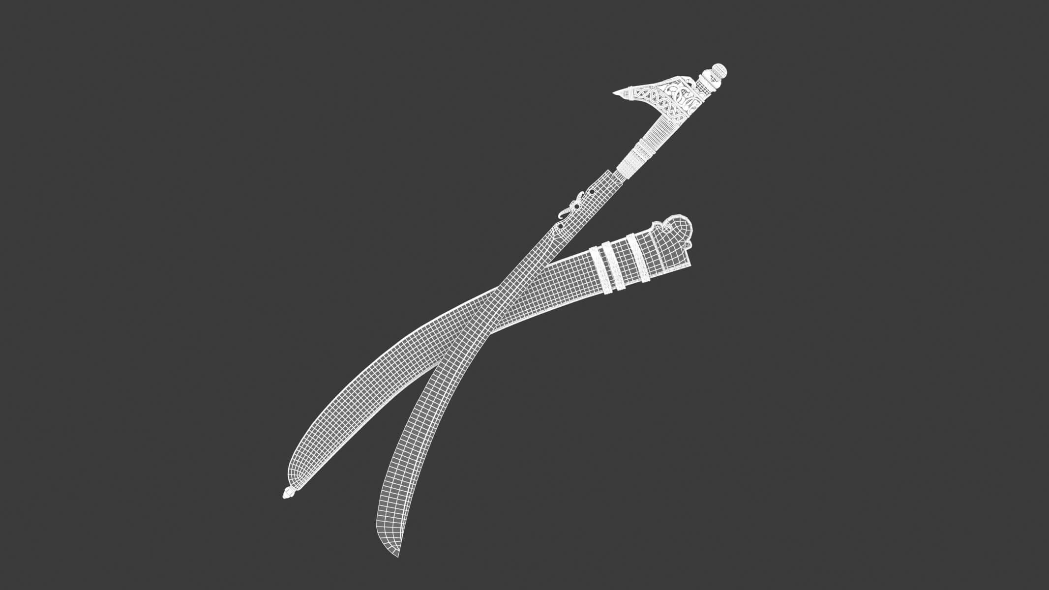 Niabor Sword - 3D Model by frezzy