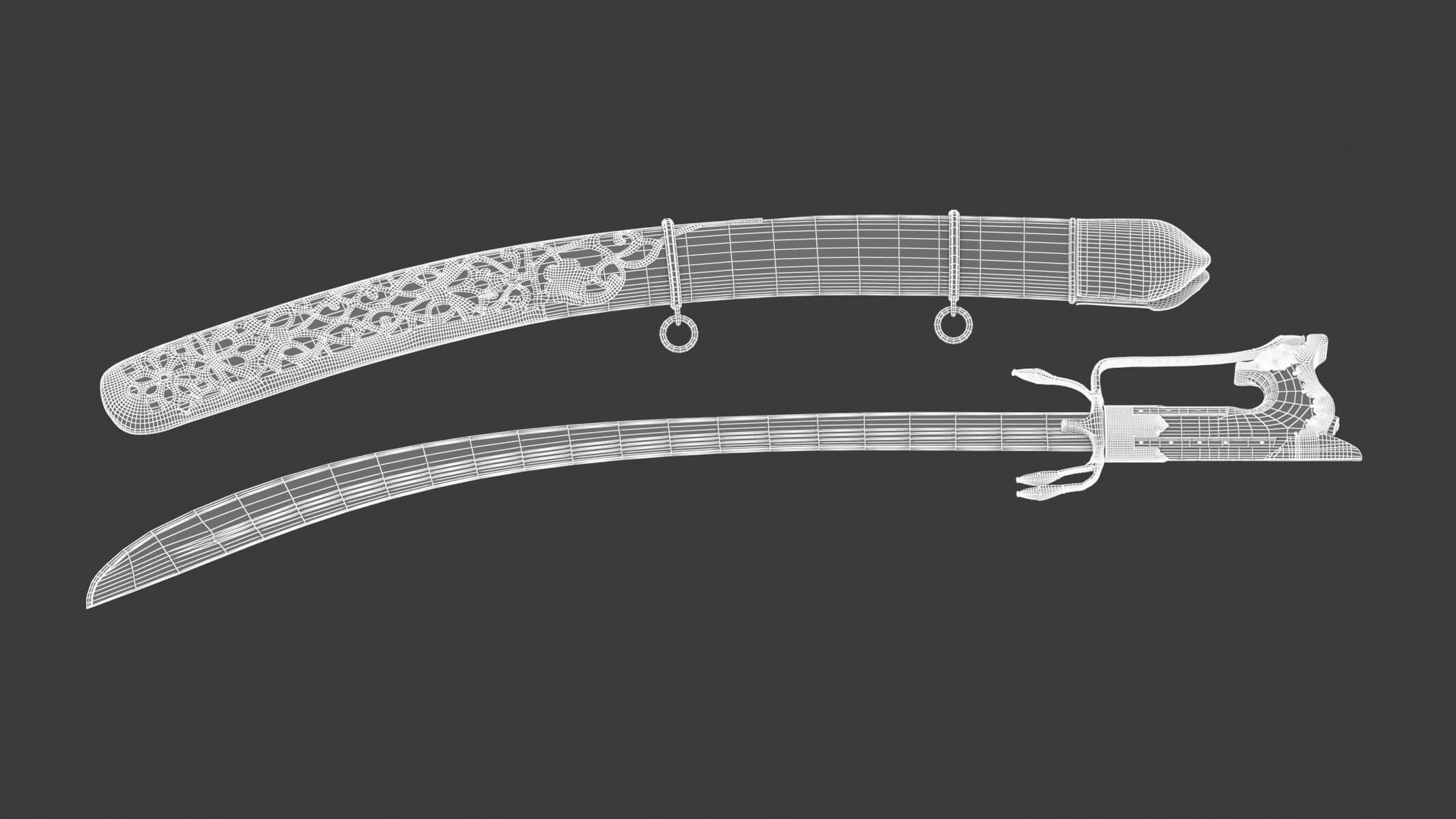 Nimcha Sword - 3D Model by frezzy