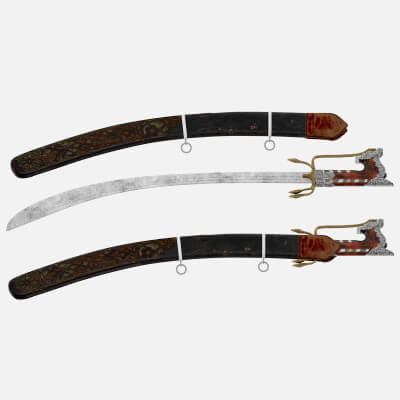 Nimcha Sword - 3D Model by frezzy