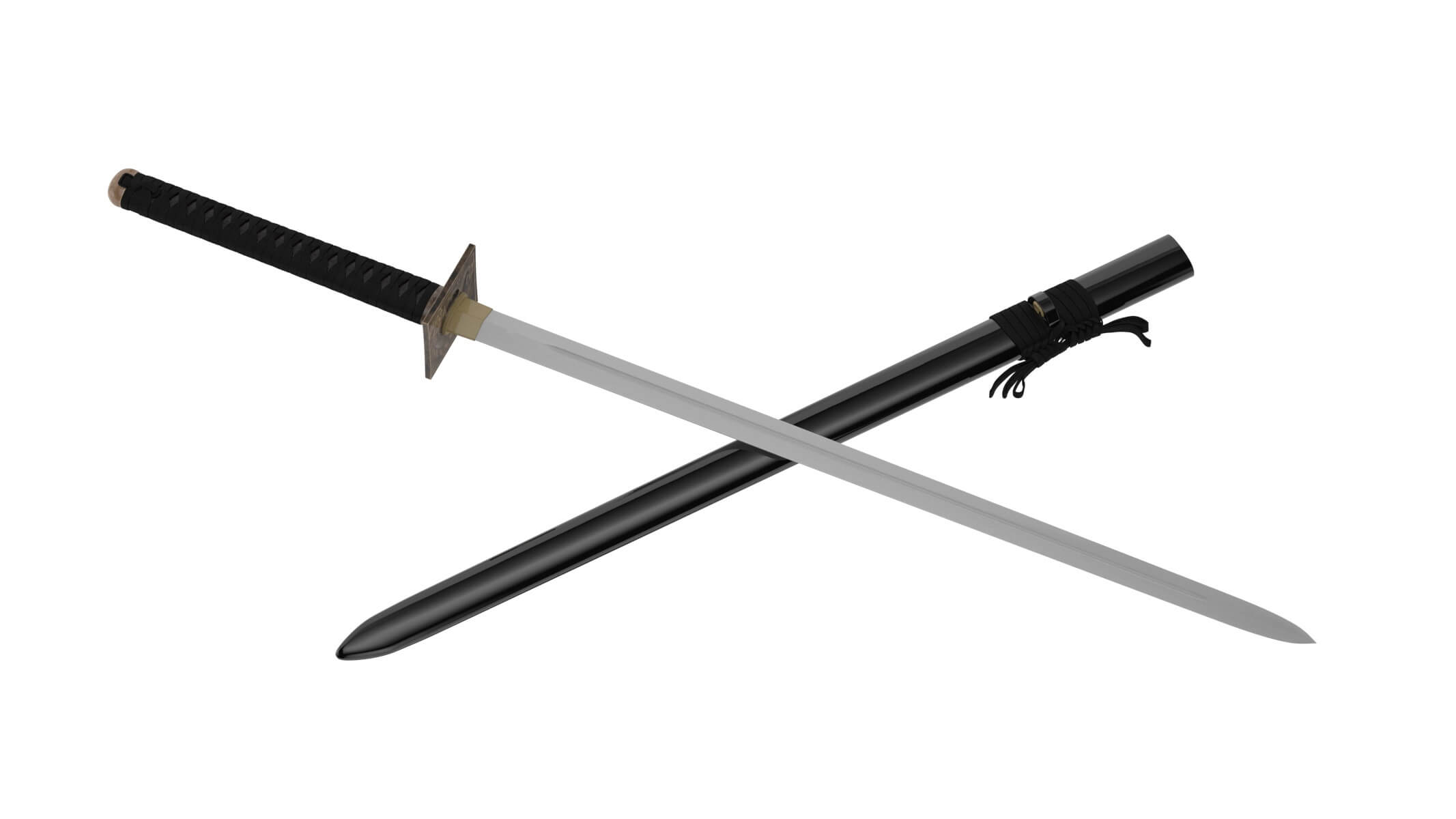 Ninjato Sword - 3D Model by frezzy