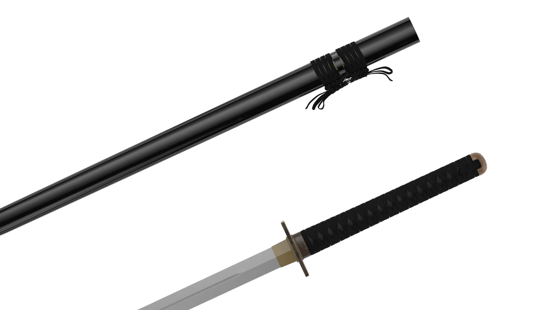Ninjato Sword - 3D Model by frezzy
