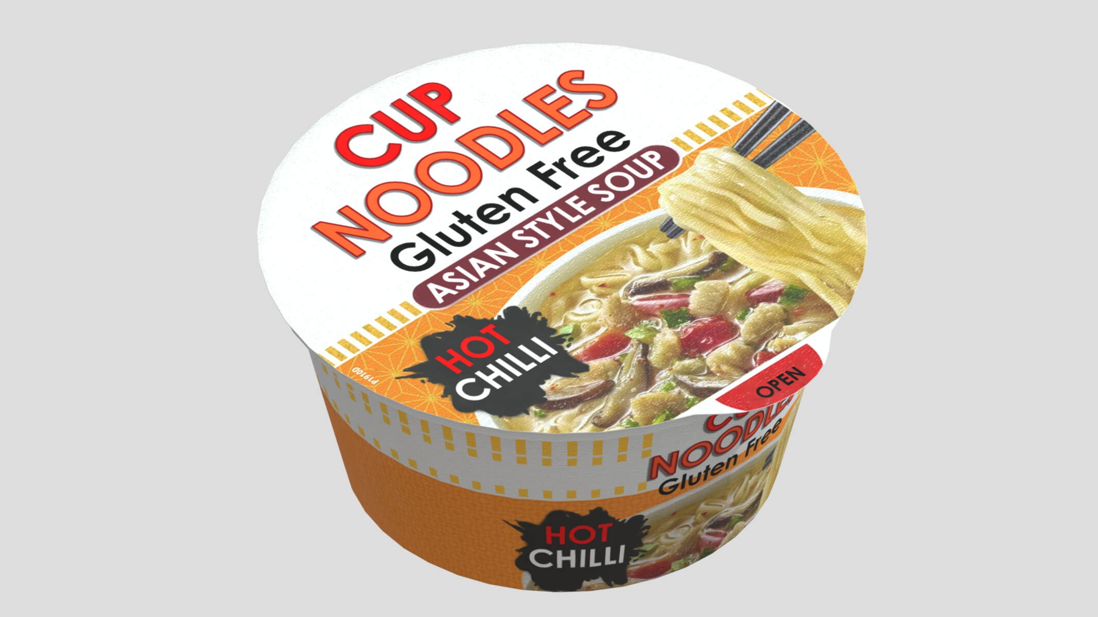 Noodles Cup 03 Low Poly - 3D Model by frezzy