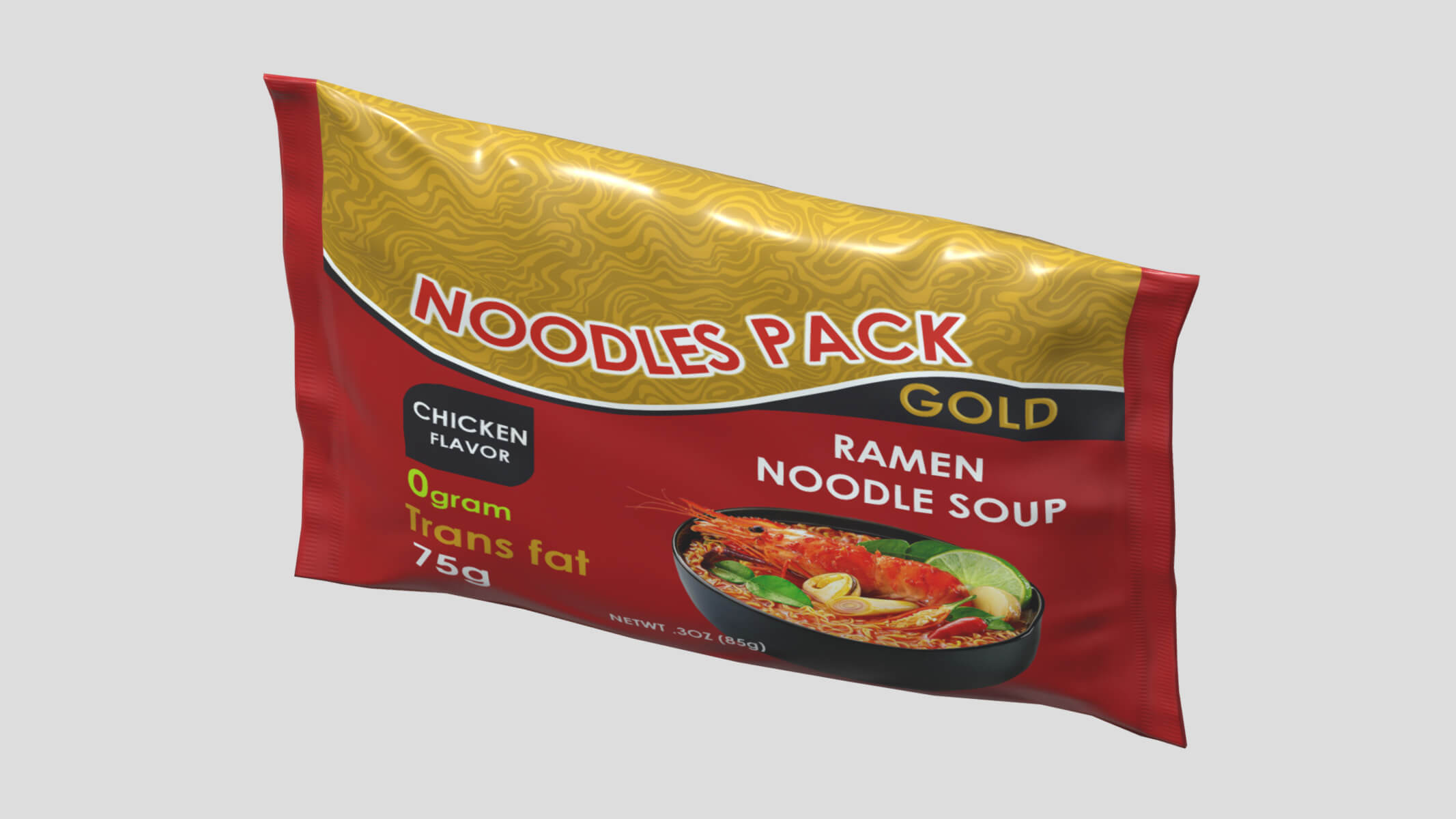 Noodles Pack 02 Low Poly - 3D Model by frezzy