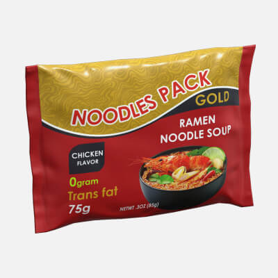 Noodles Pack 02 Low Poly - 3D Model by frezzy