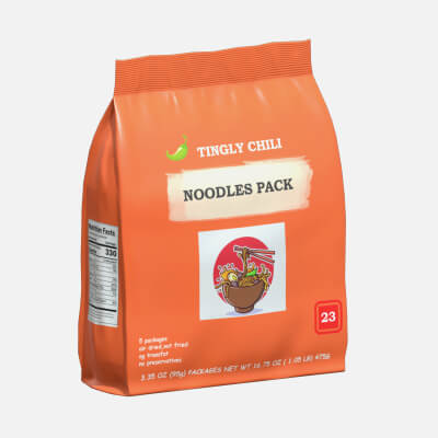 Noodles Pack 03 Low Poly - 3D Model by frezzy