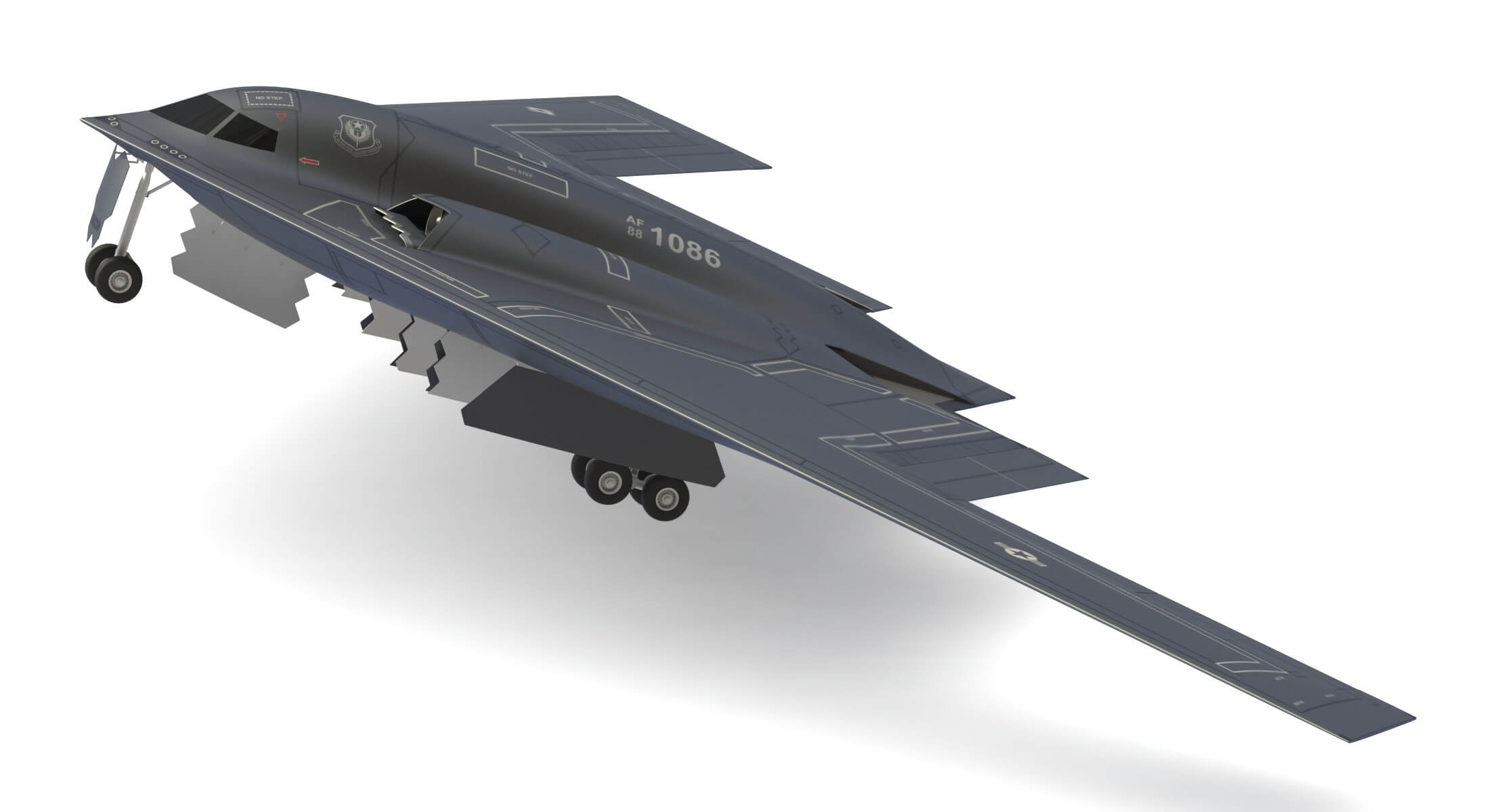 Northrop Grumman B-2 Spirit 3D Model by frezzy
