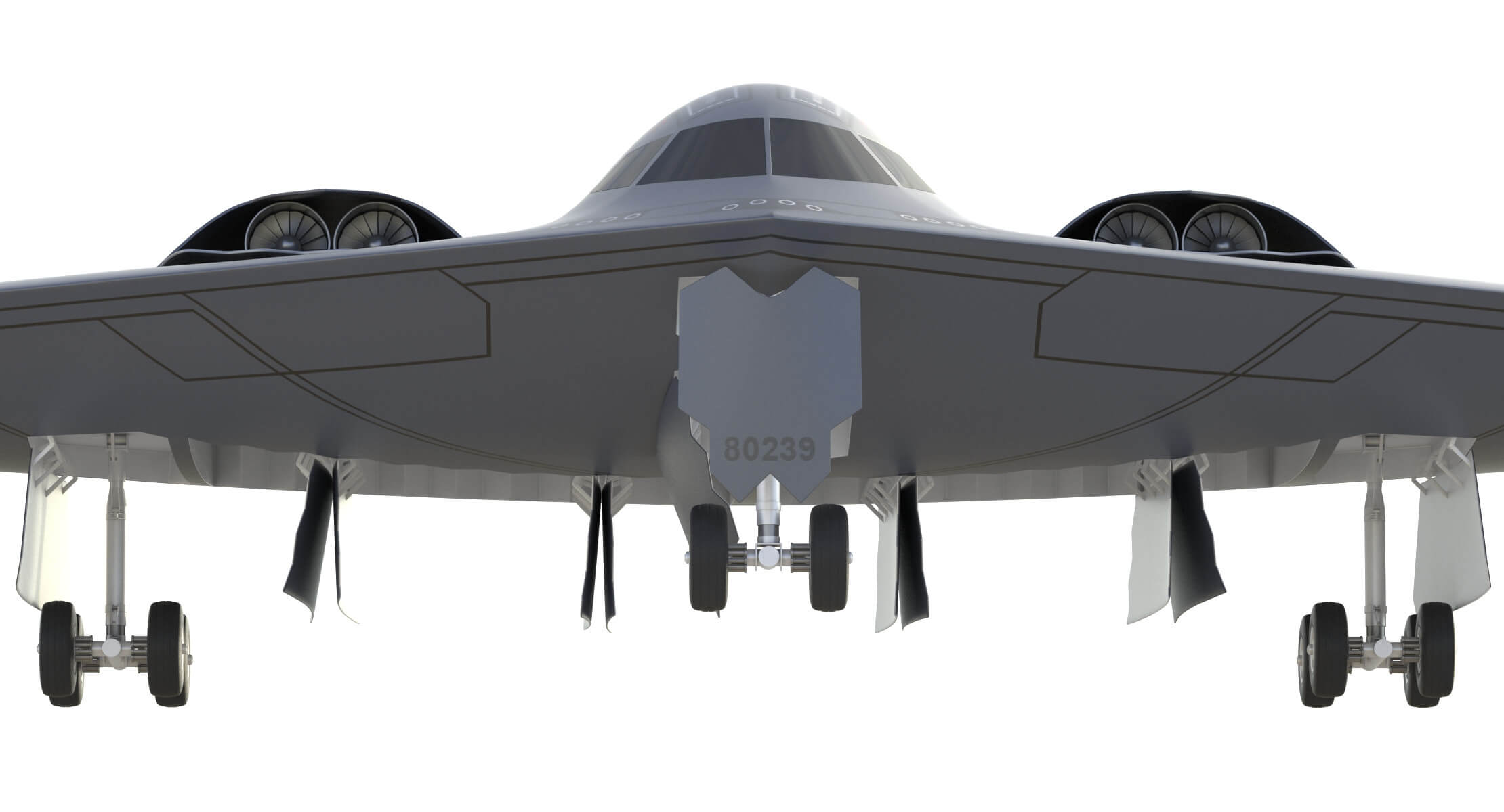 Northrop Grumman B-2 Spirit 3D Model by frezzy