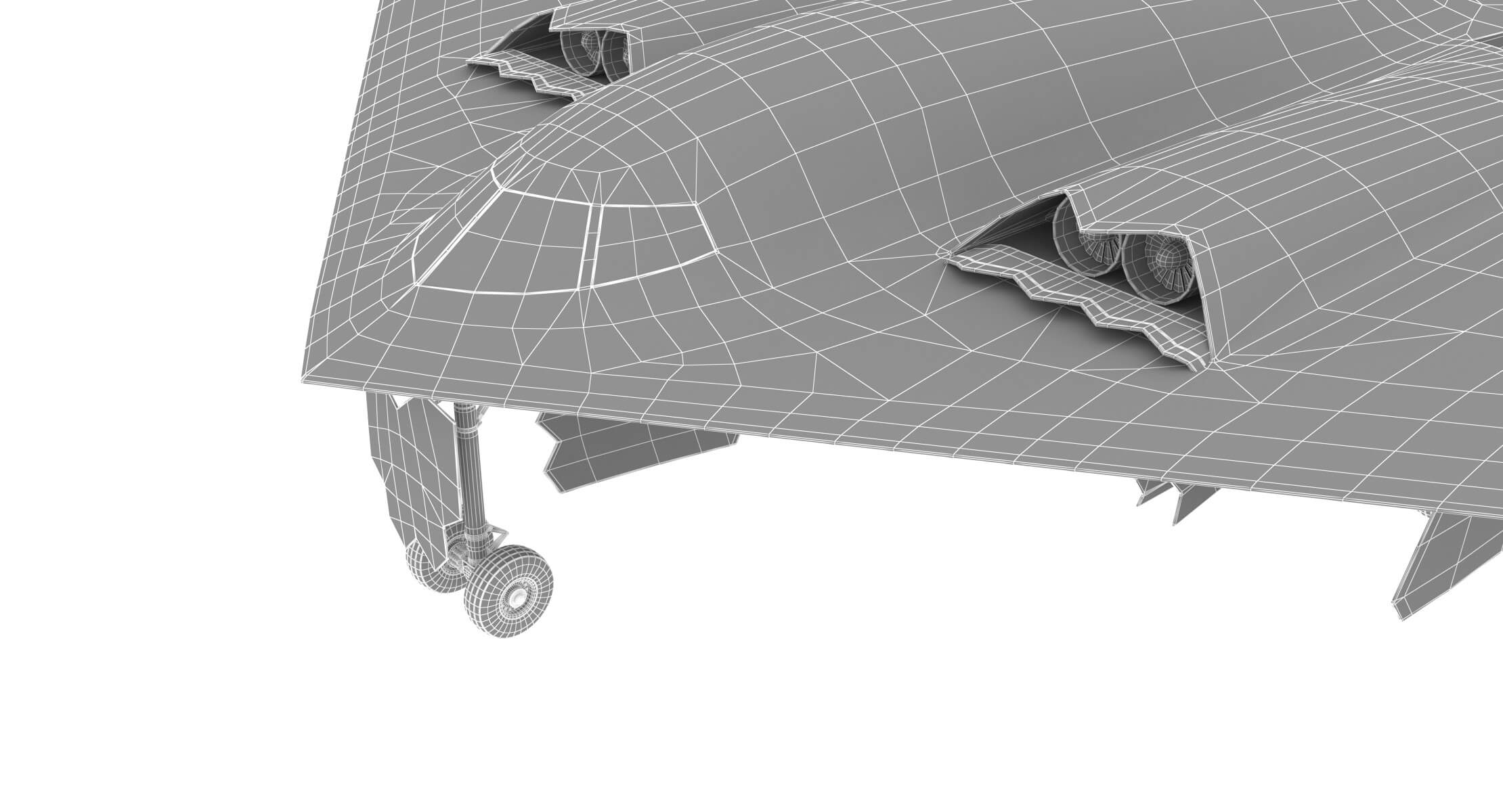 Northrop Grumman B-2 Spirit 3D Model by frezzy