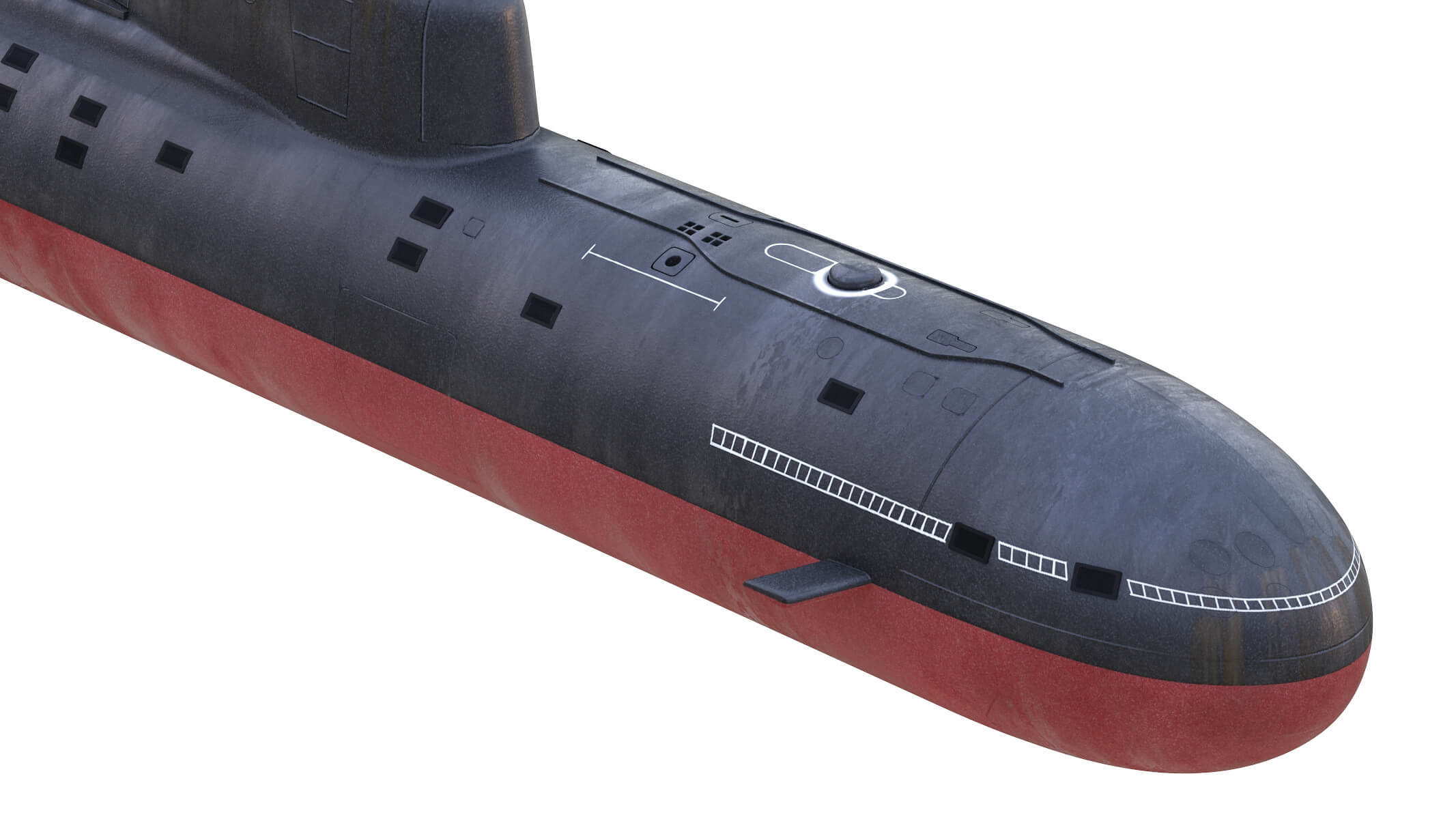 Nuclear Powered Attack Submarine Akula Class - 3D Model by frezzy