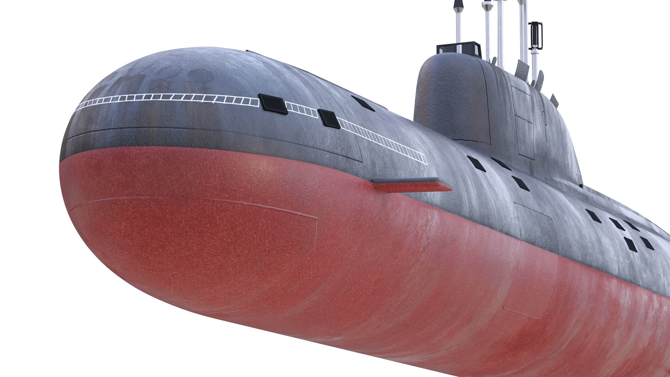 Nuclear Powered Attack Submarine Akula Class - 3D Model by frezzy