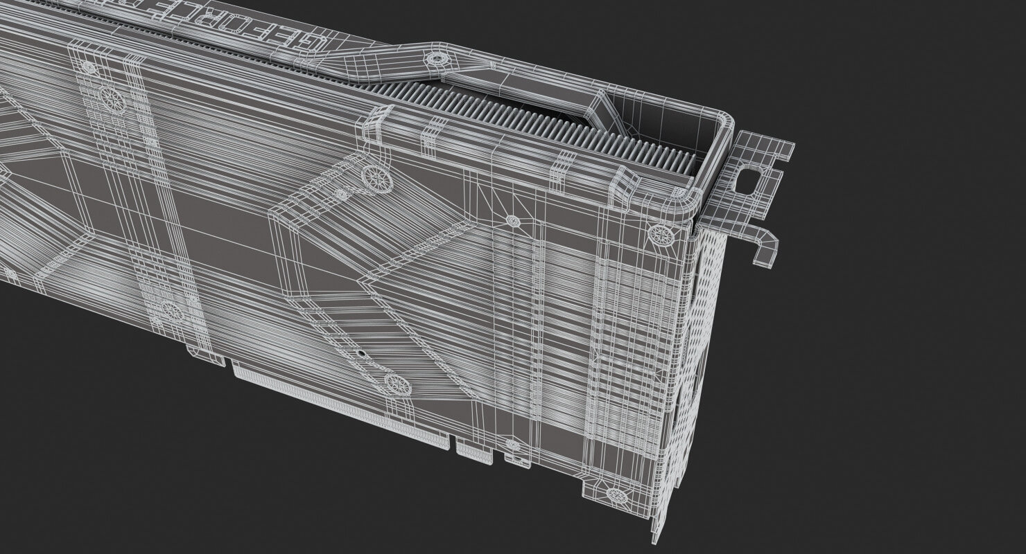 NVIDIA RTX 2080 - 3D Model by frezzy
