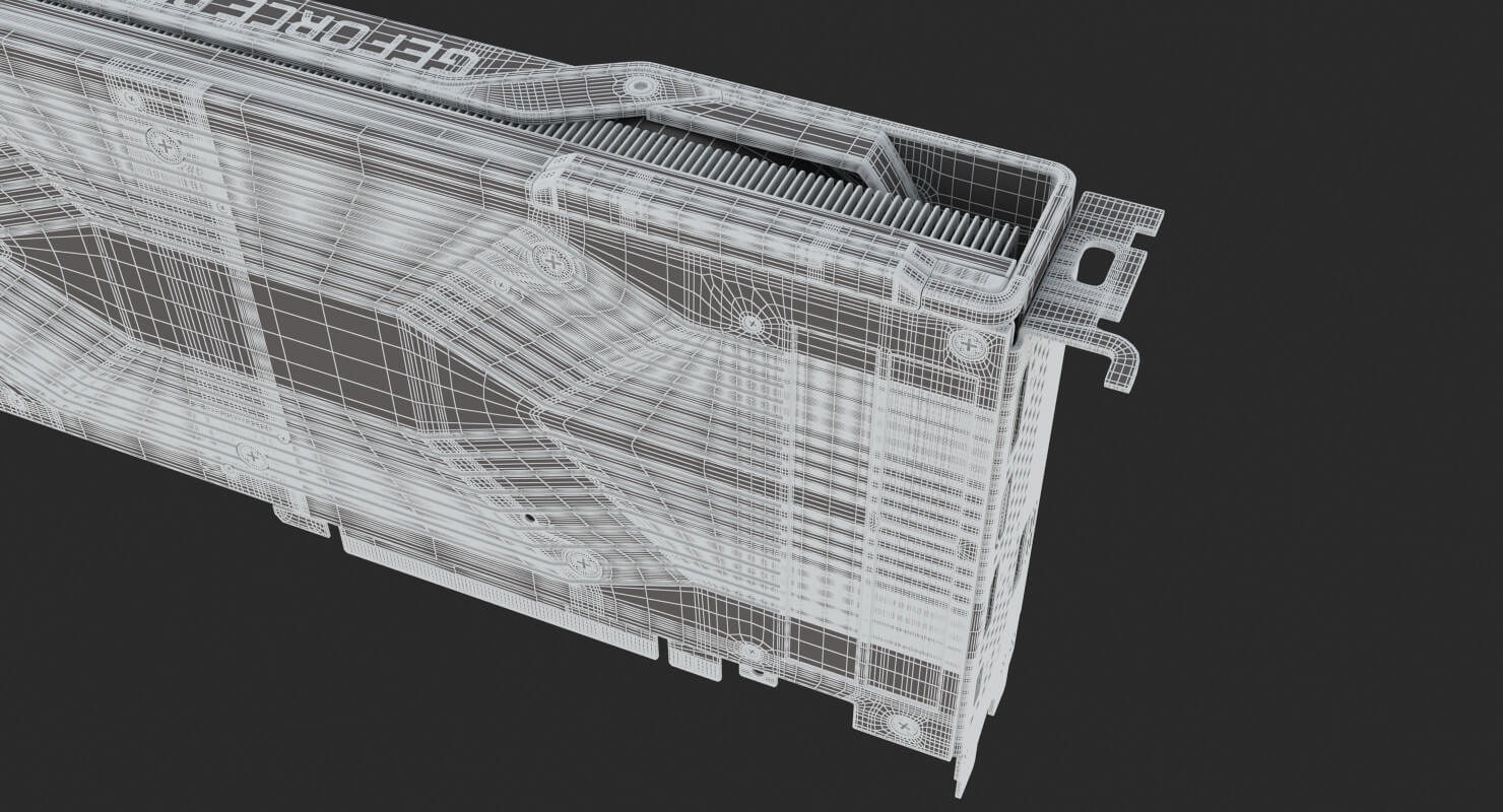 NVIDIA RTX 2080 - 3D Model by frezzy