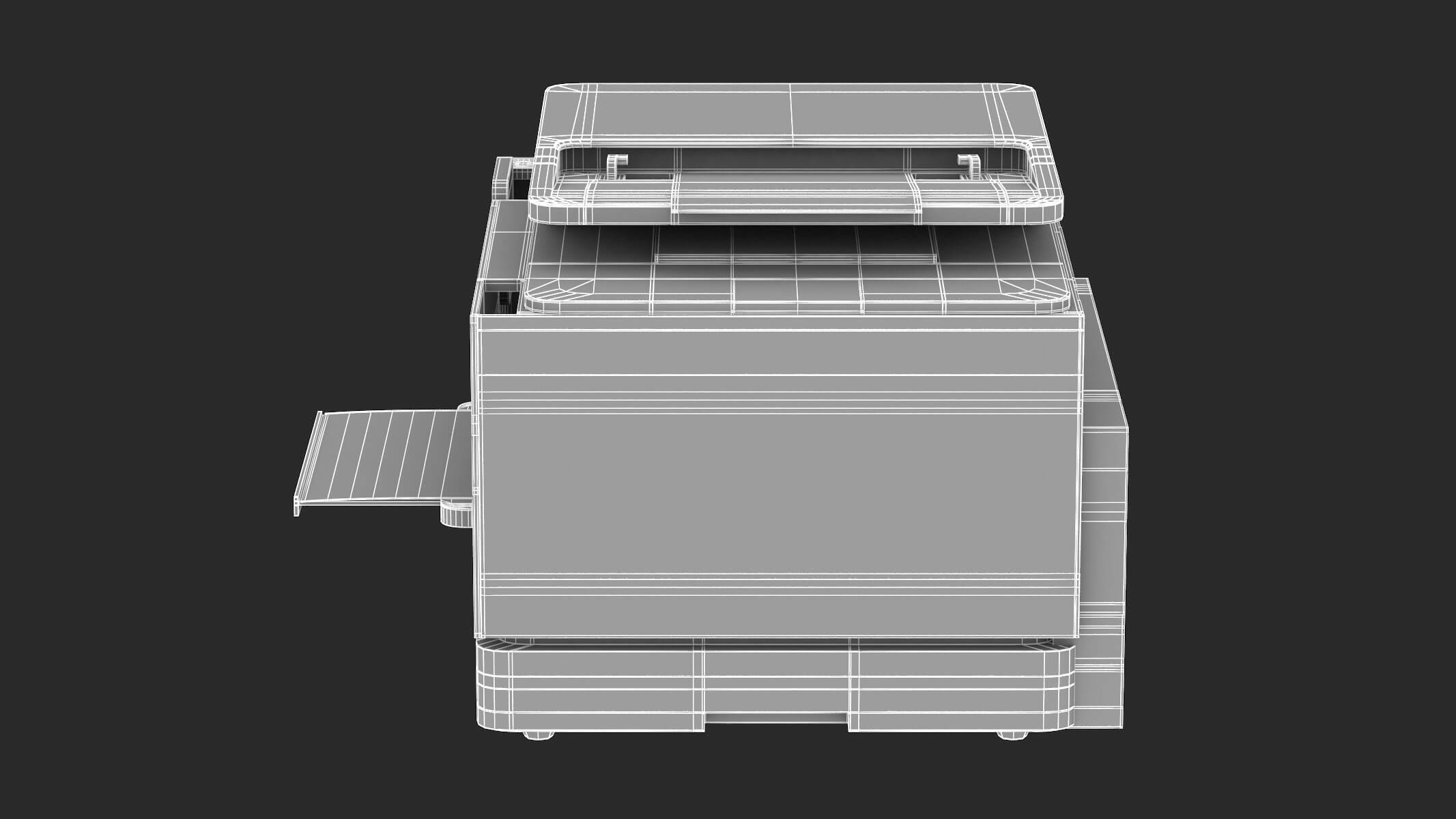 Office Printer - 3D Model by frezzy