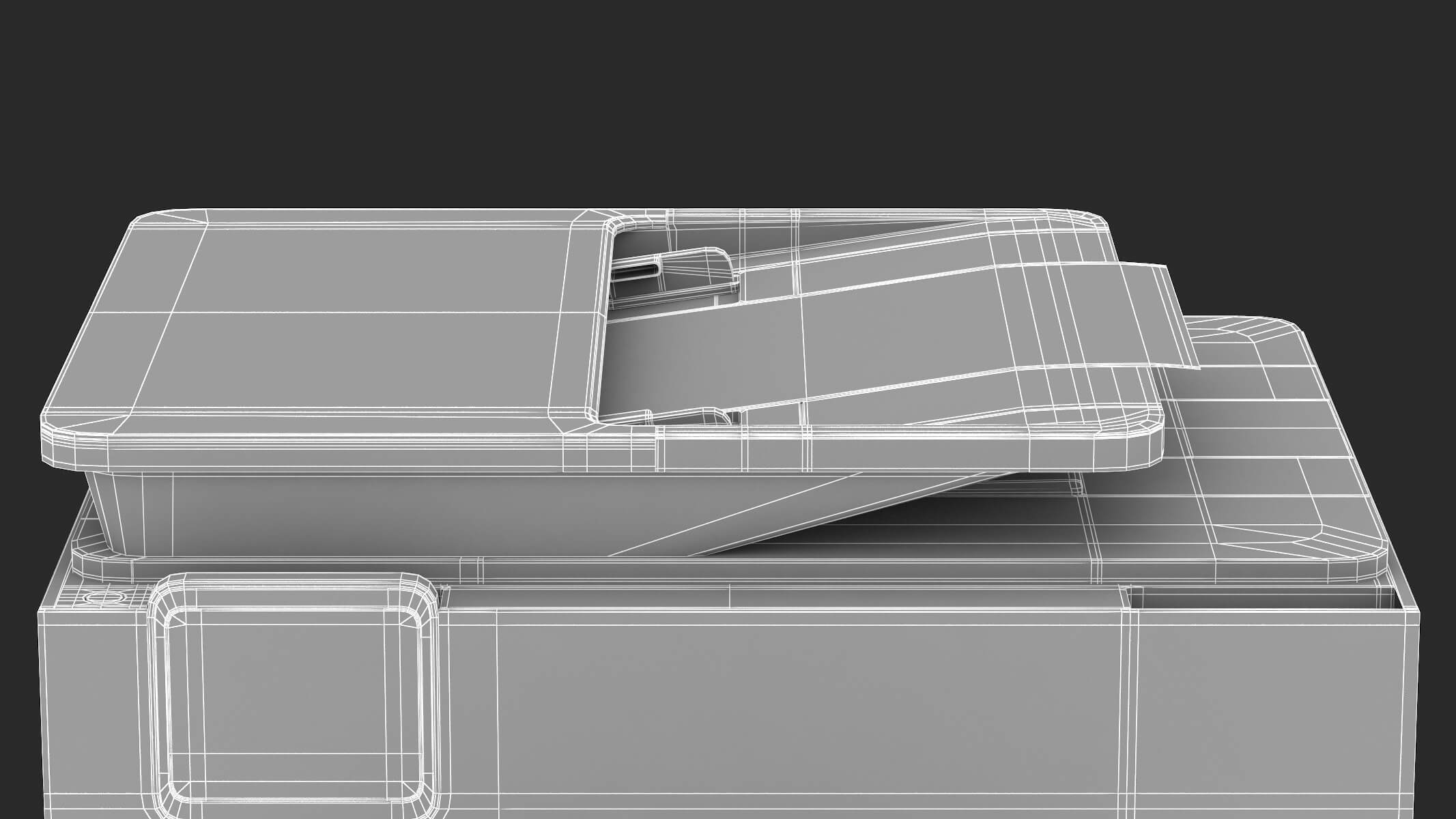 Office Printer - 3D Model by frezzy