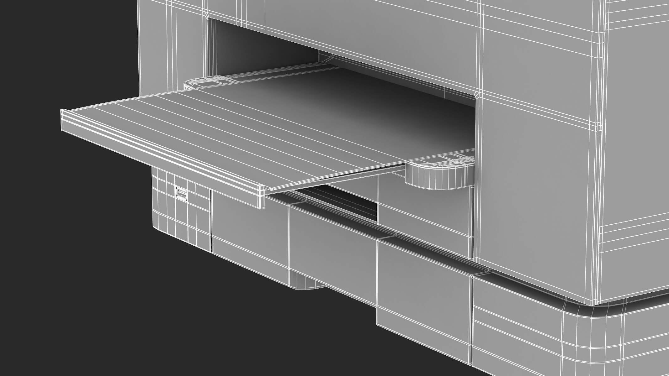 Office Printer - 3D Model by frezzy