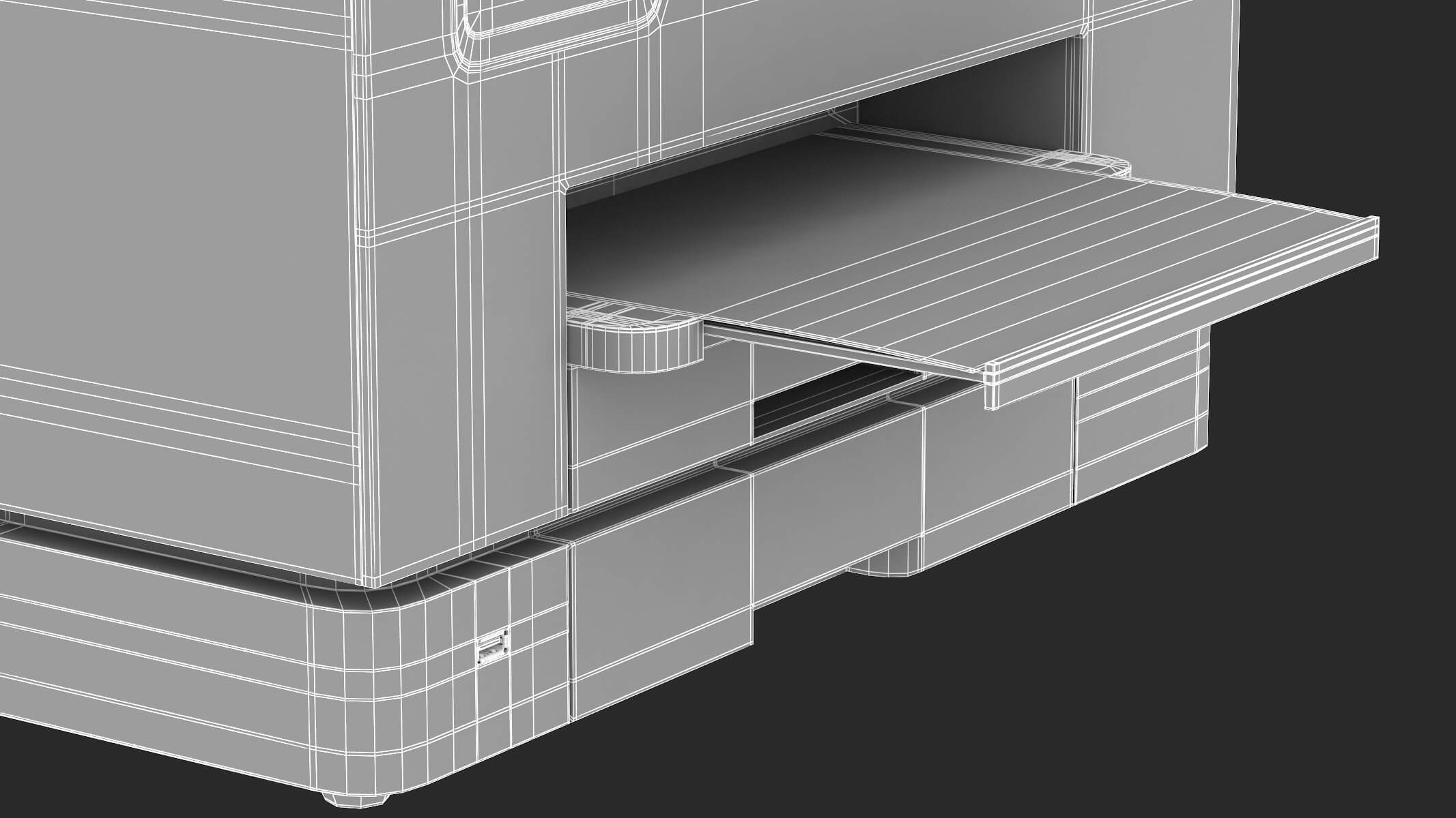 Office Printer - 3D Model by frezzy