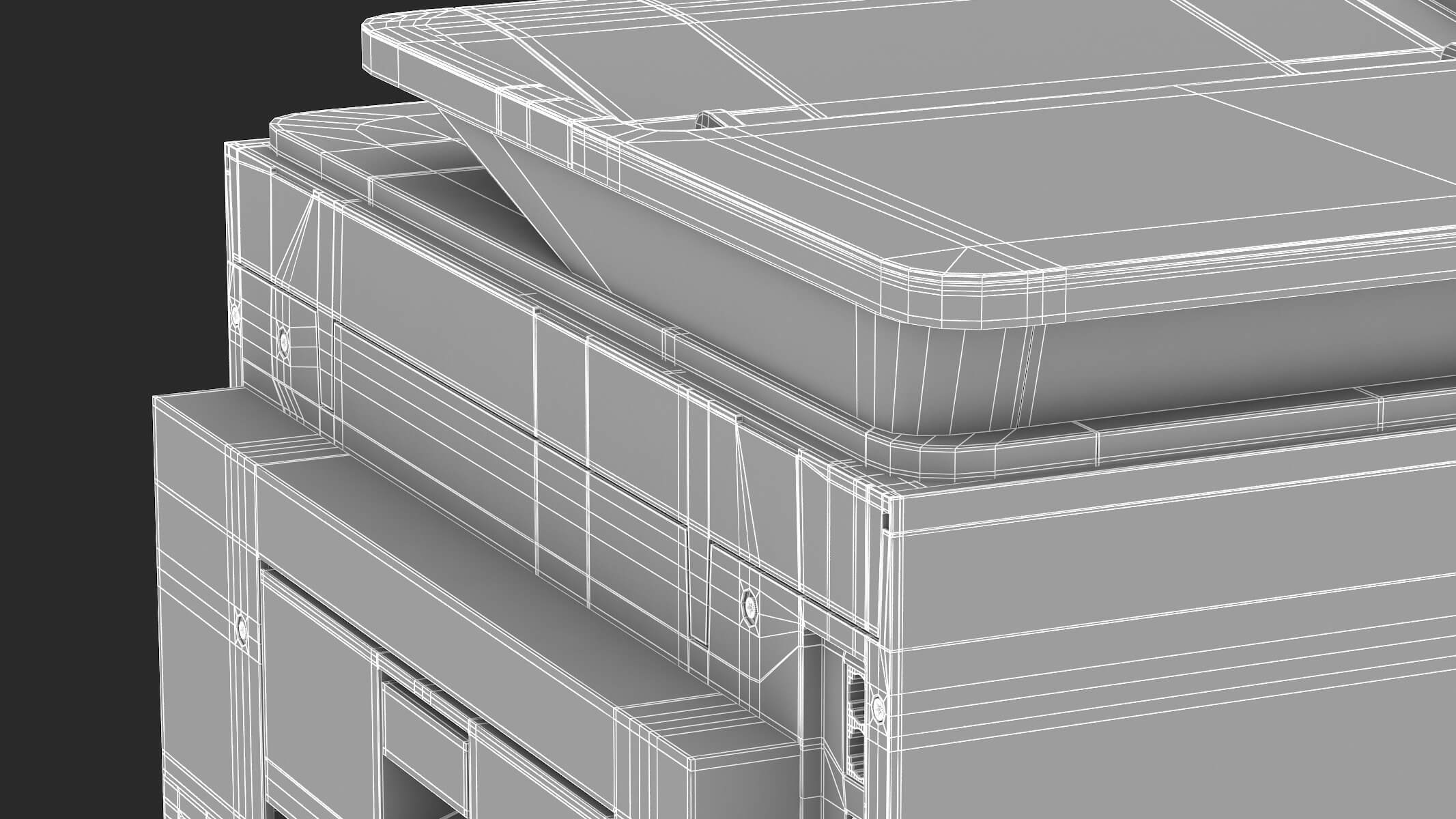 Office Printer - 3D Model by frezzy