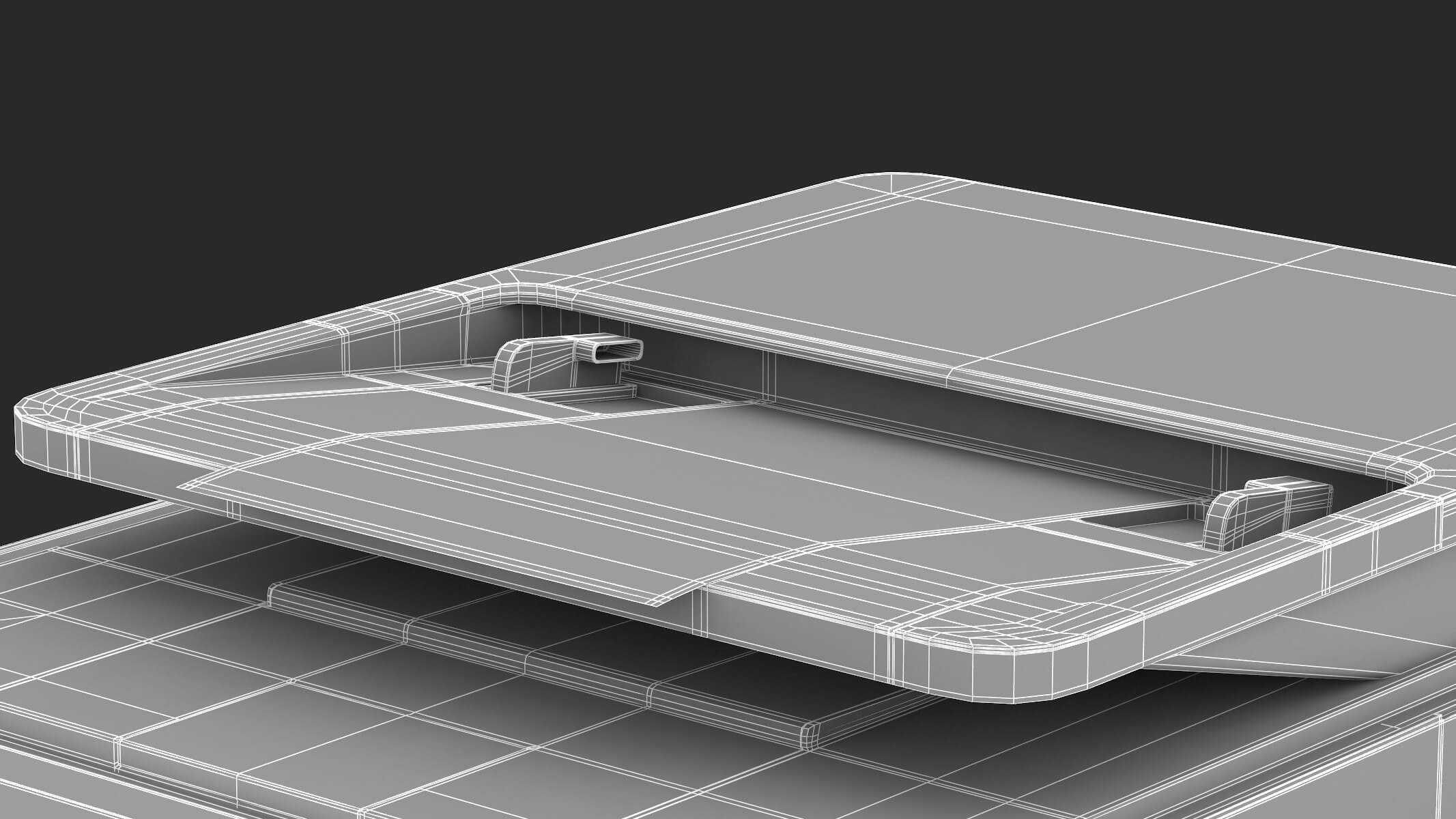 Office Printer - 3D Model by frezzy