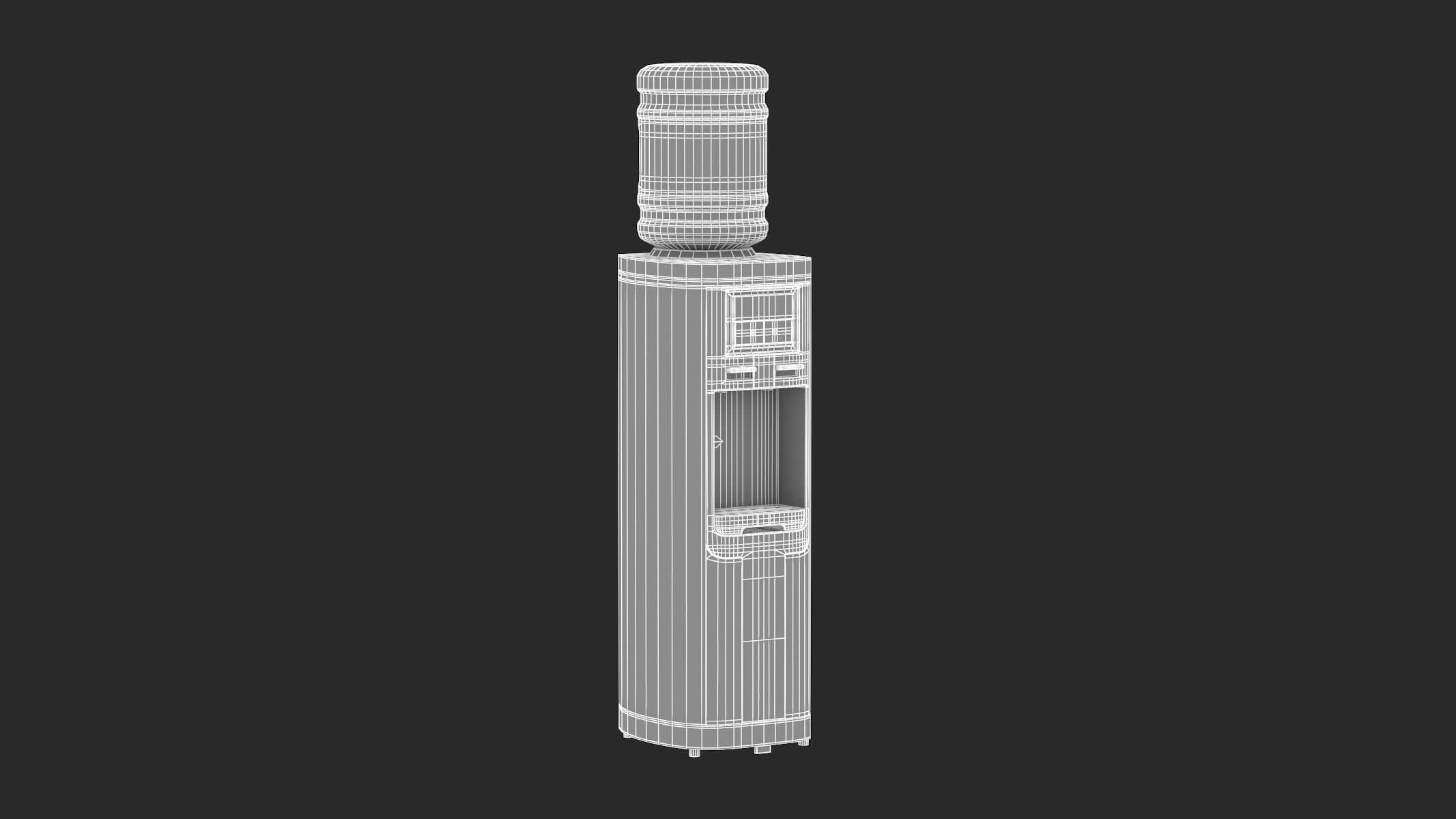 Office Water Dispenser - 3D Model by frezzy