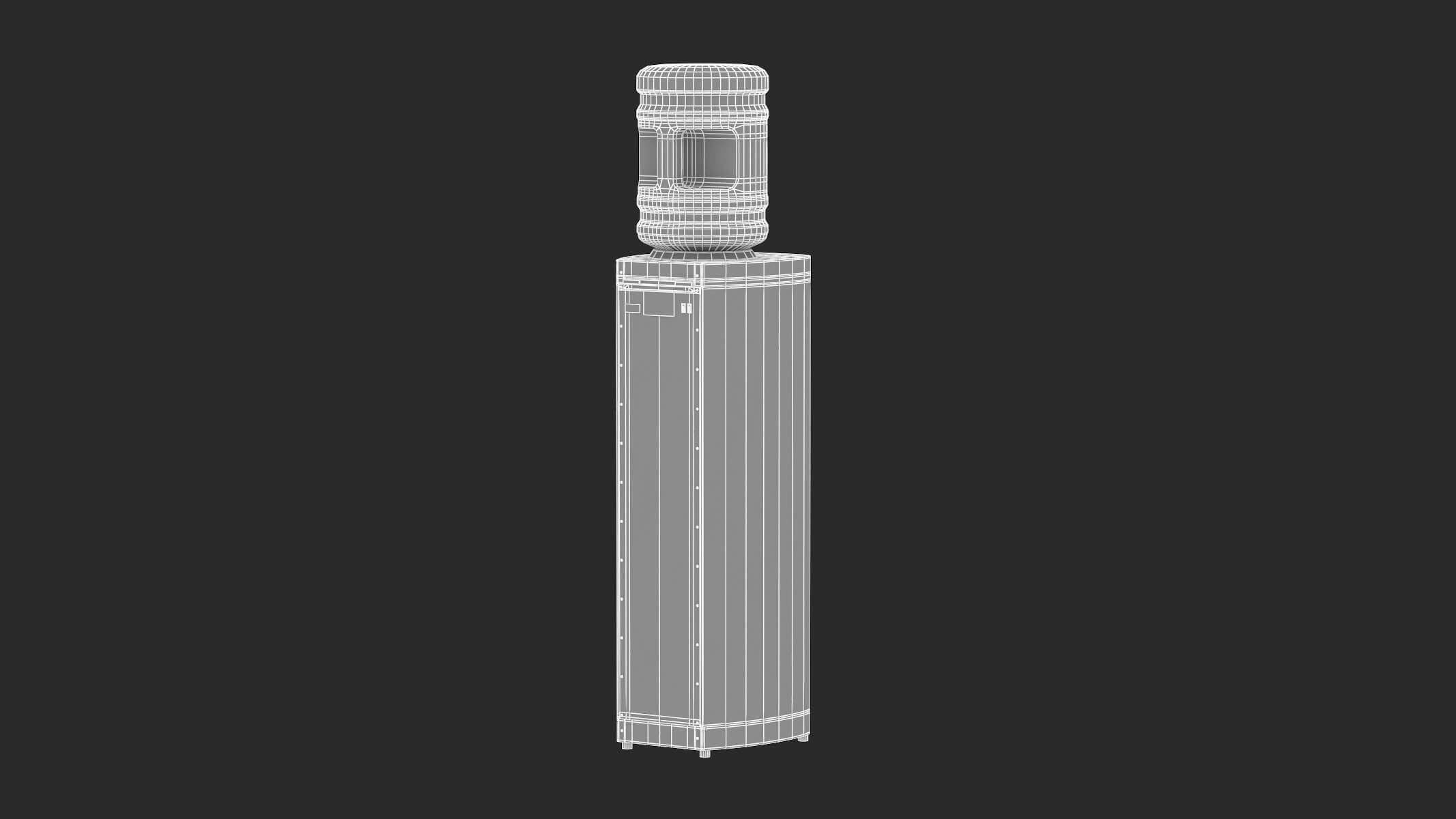 Office Water Dispenser - 3D Model by frezzy