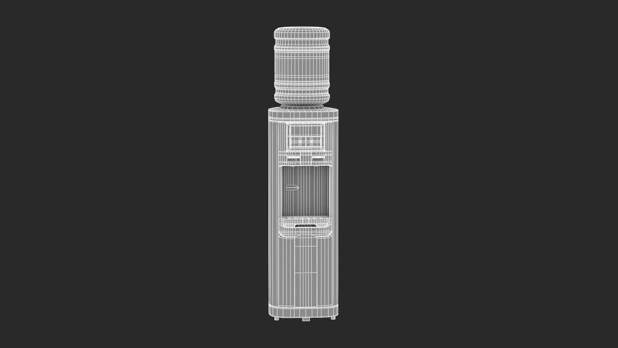 Office Water Dispenser - 3D Model by frezzy