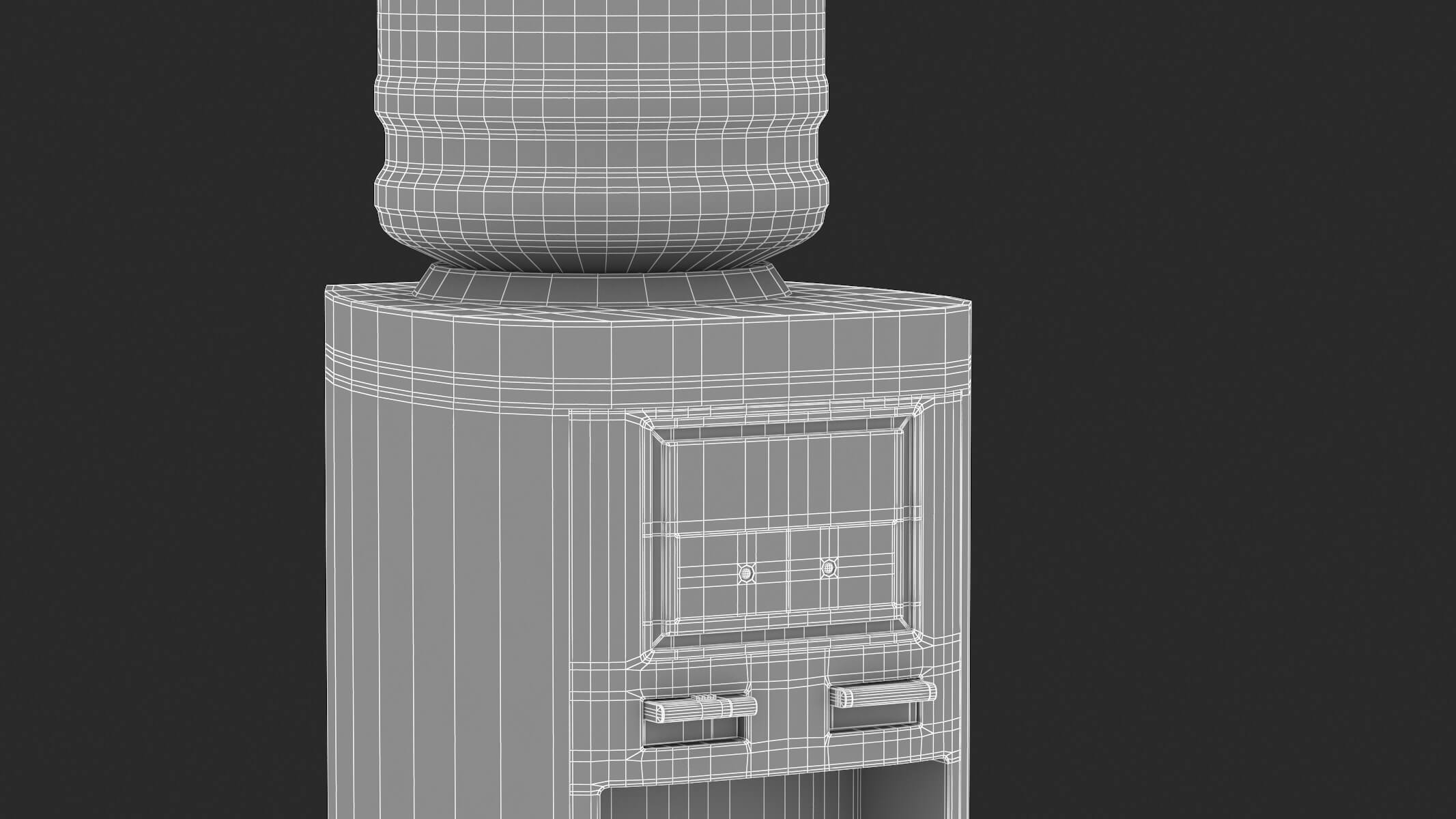 Office Water Dispenser - 3D Model by frezzy