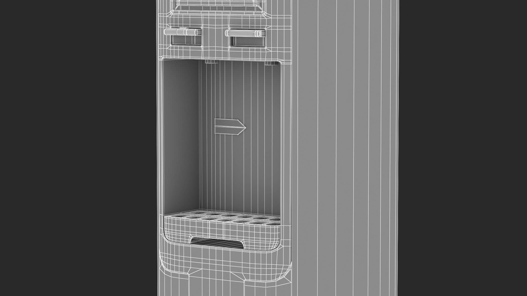 Office Water Dispenser - 3D Model by frezzy