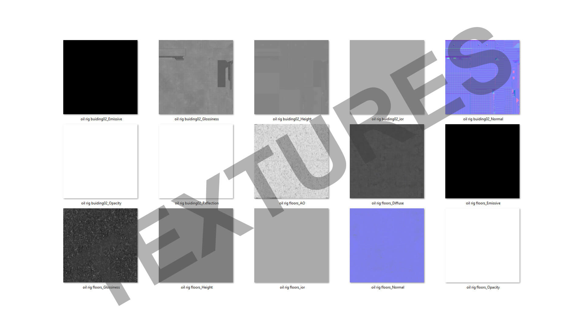 Oil Rig Platform - 3D Model by frezzy