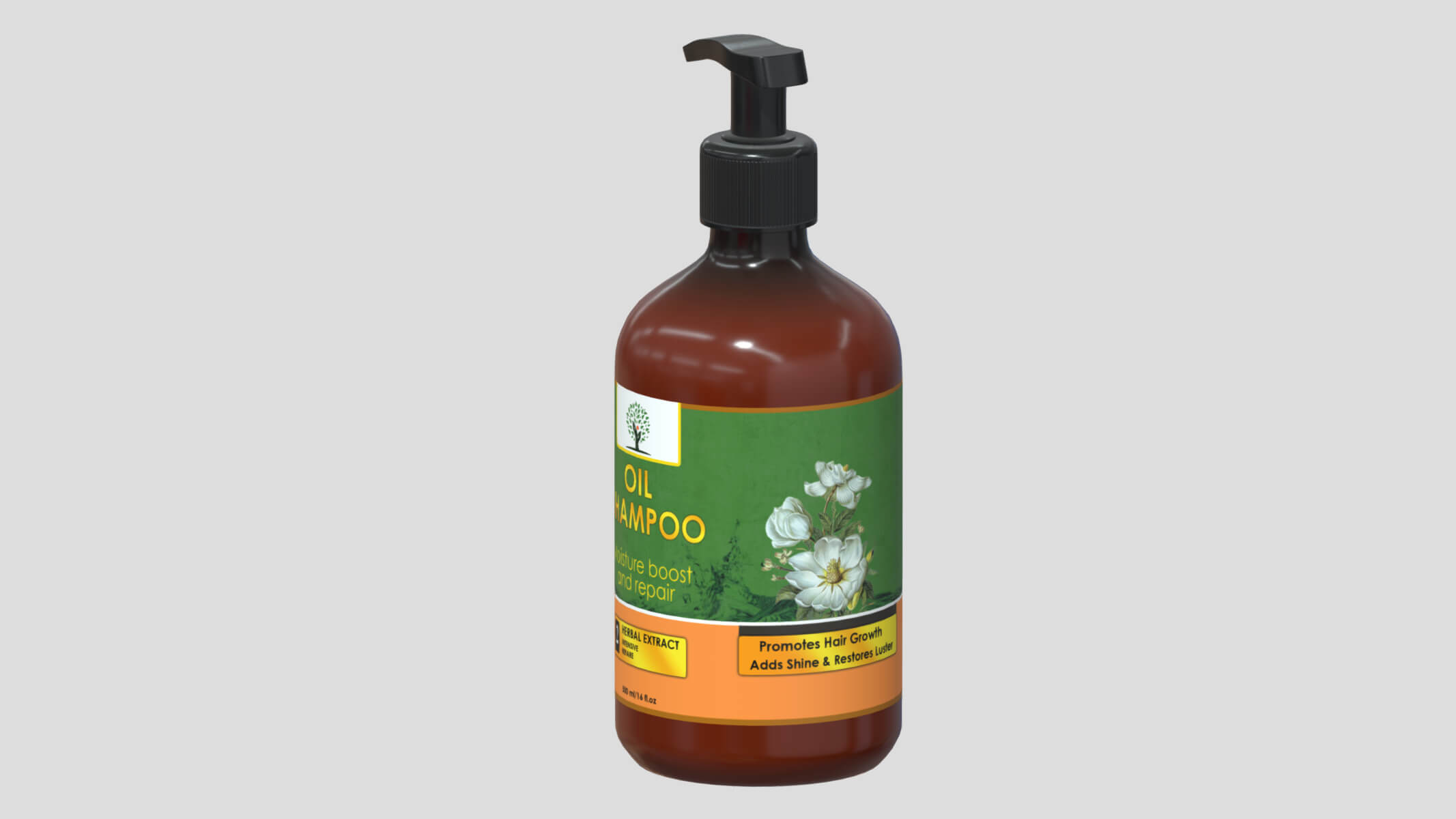 Oil Shampoo Low Poly - 3D Model by frezzy