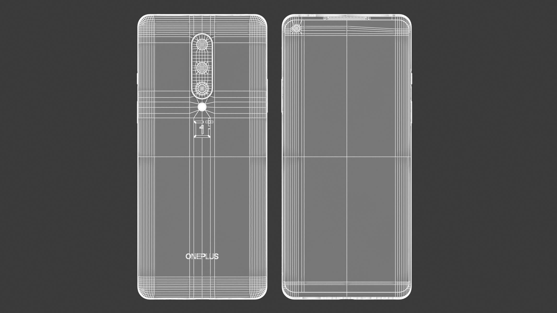 OnePlus 8 Onyx Black - 3D Model by frezzy