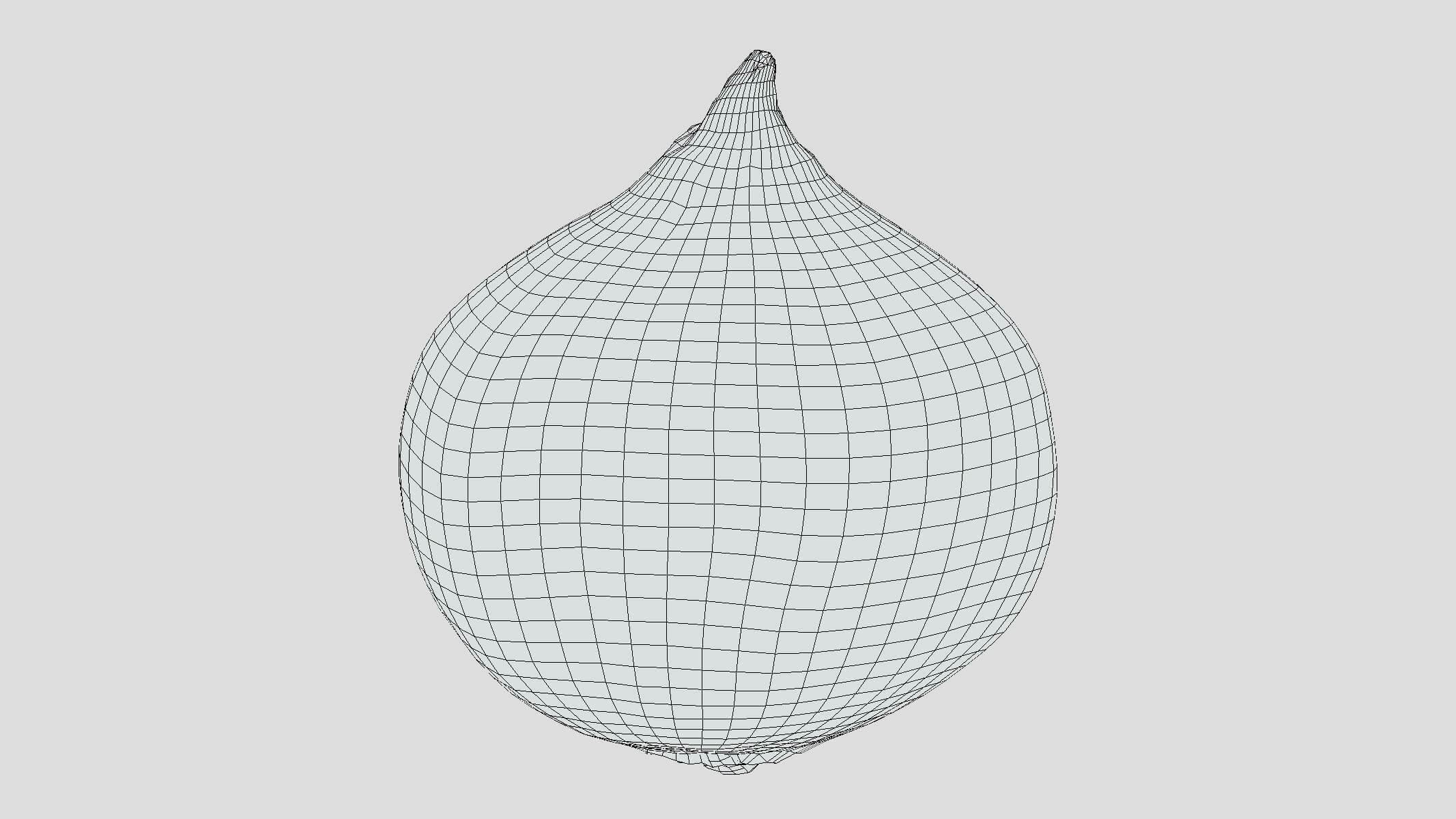 Onion Low Poly - 3D Model by frezzy
