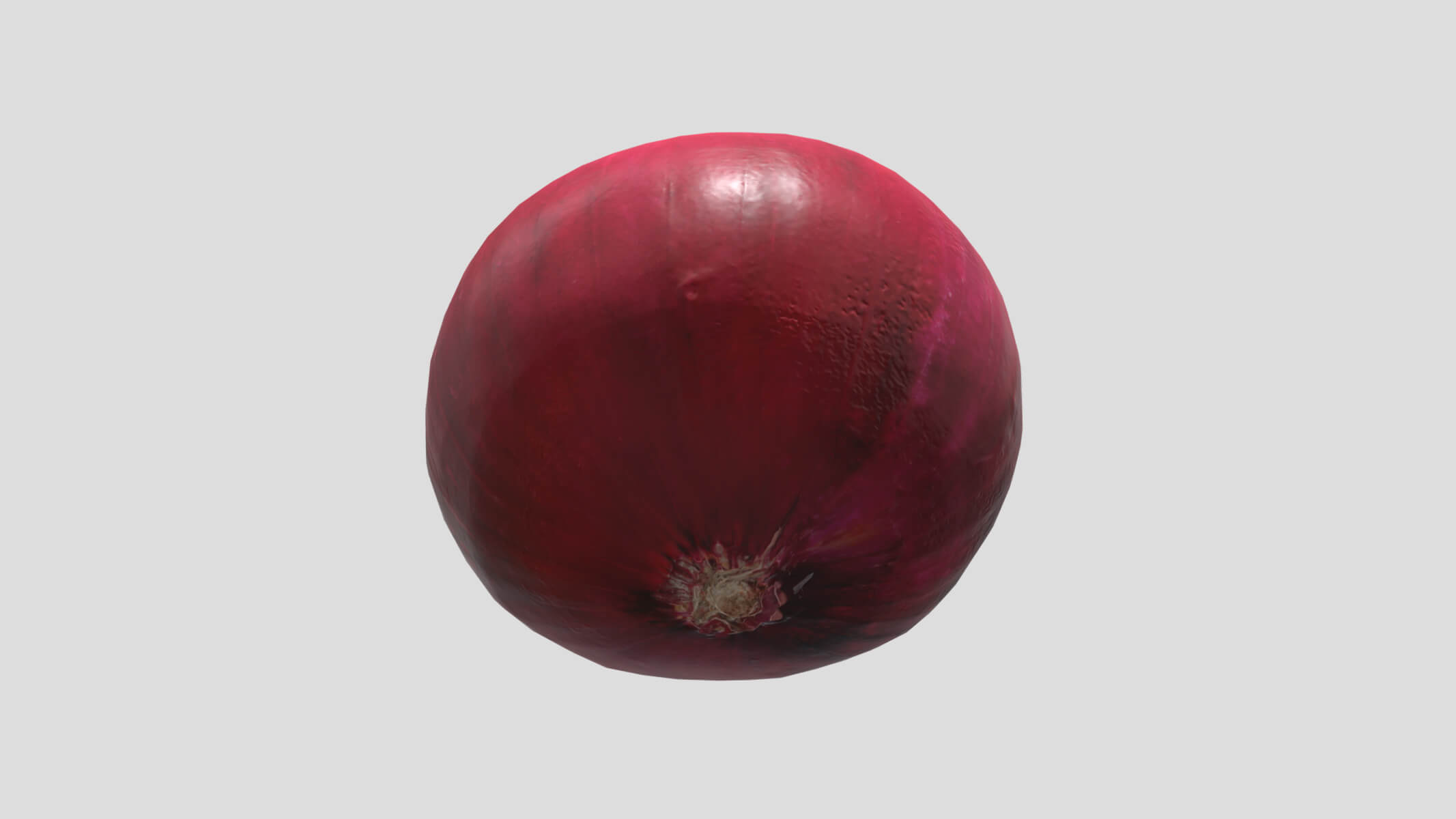 Onion Low Poly - 3D Model by frezzy