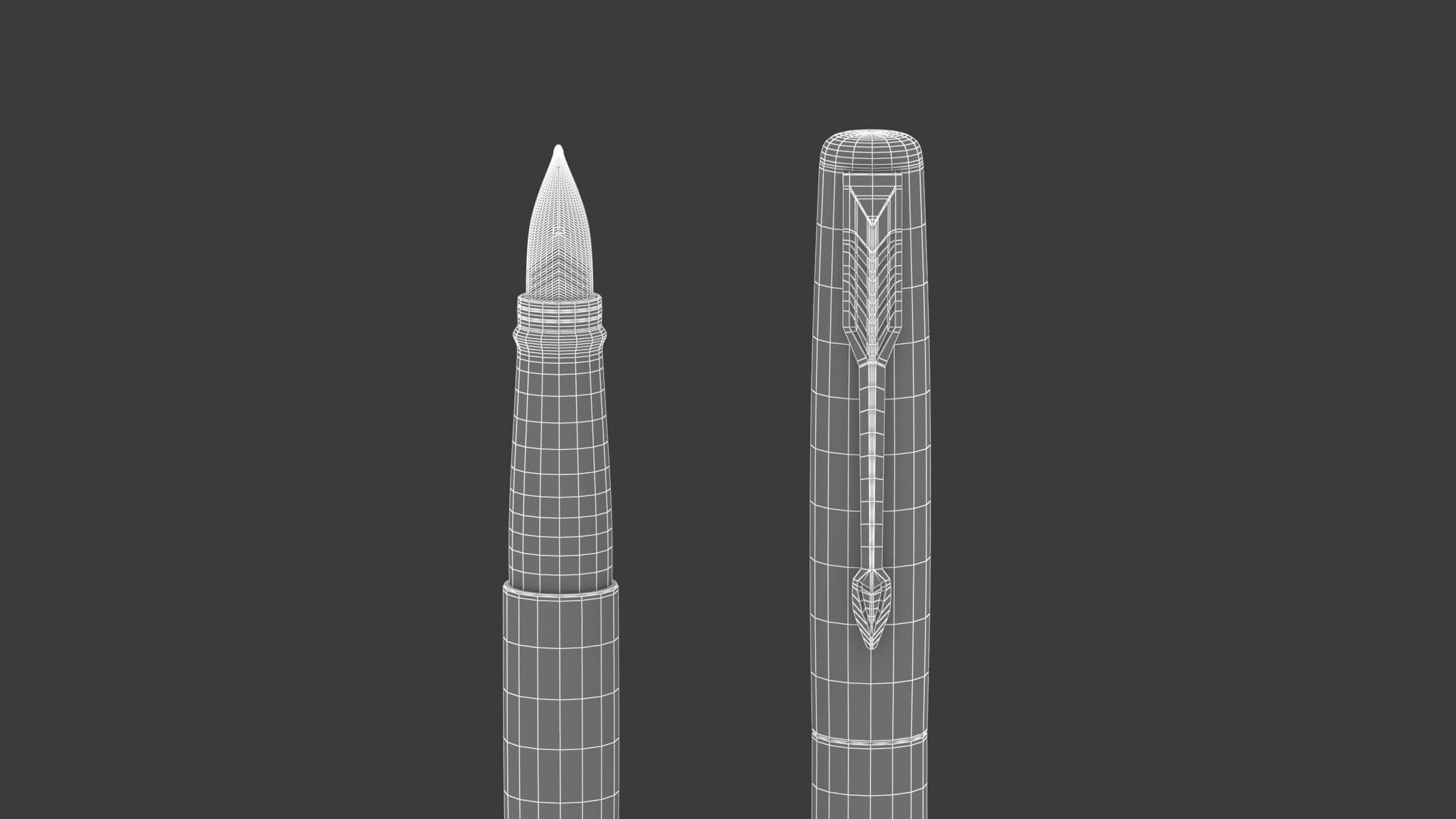 Originals Fountain Pen - 3D Model by frezzy