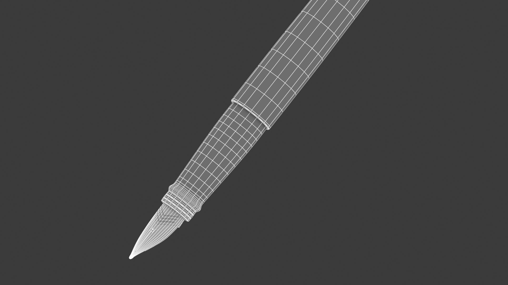 Originals Fountain Pen - 3D Model by frezzy